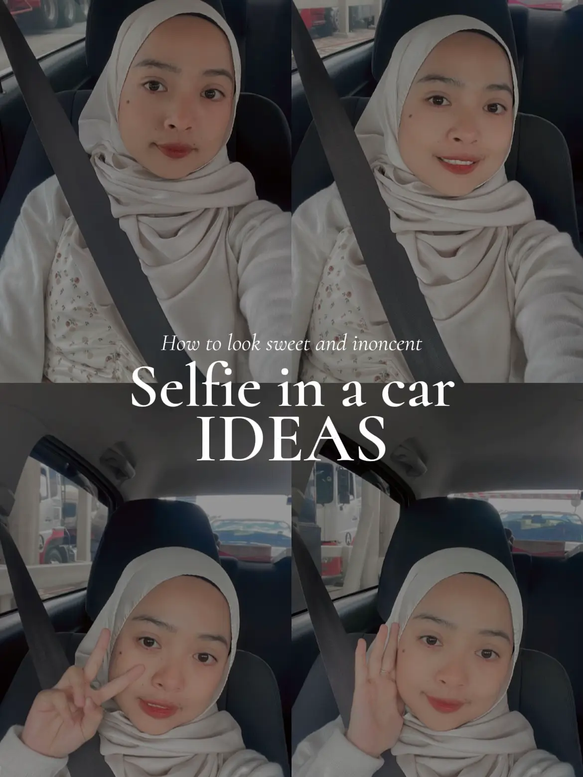 SELFIE : In a car with Instagram filter | Gallery posted by Bulan 🌗 | Lemon8
