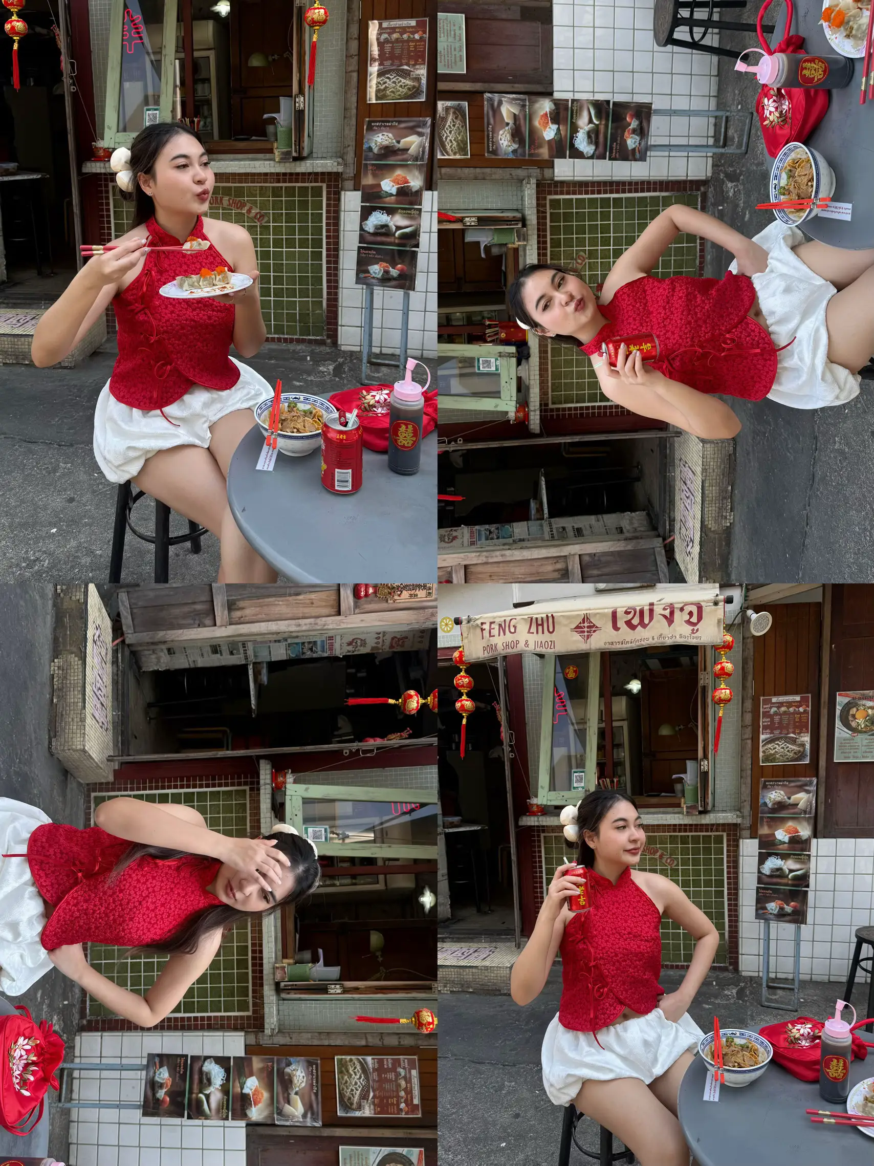 FENG ZHU | เฟิงจู เกี๊ยวซ่าหน้าเปิด 🥟🥢 | แกลเลอรีที่โพสต์โดย Cacartoon | Lemon8