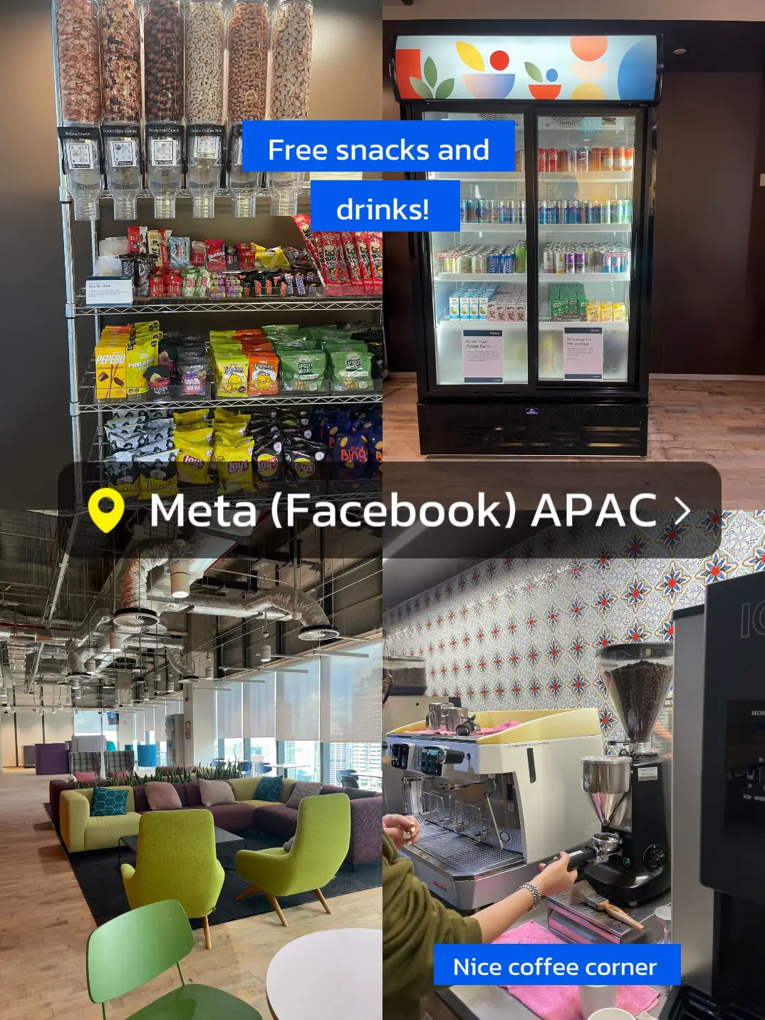 Take a tour of Office Meta & Google Singapore 💙 ️ | Gallery posted by ...
