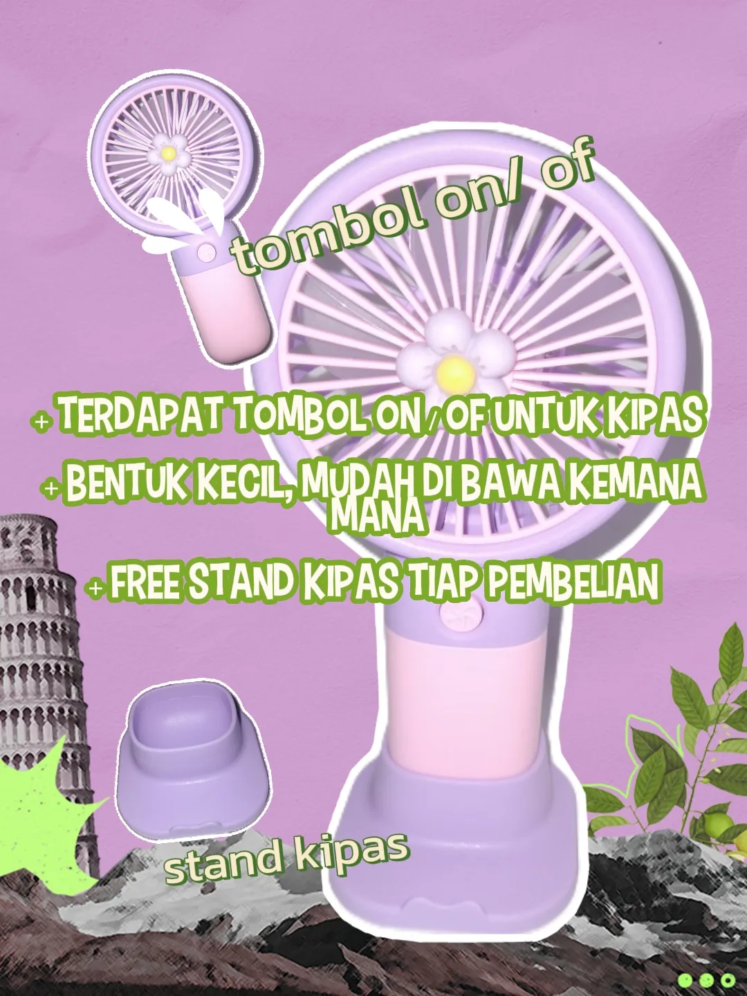 Kipas Mini Portable | Galeri diposting oleh Claudhya🦋 | Lemon8