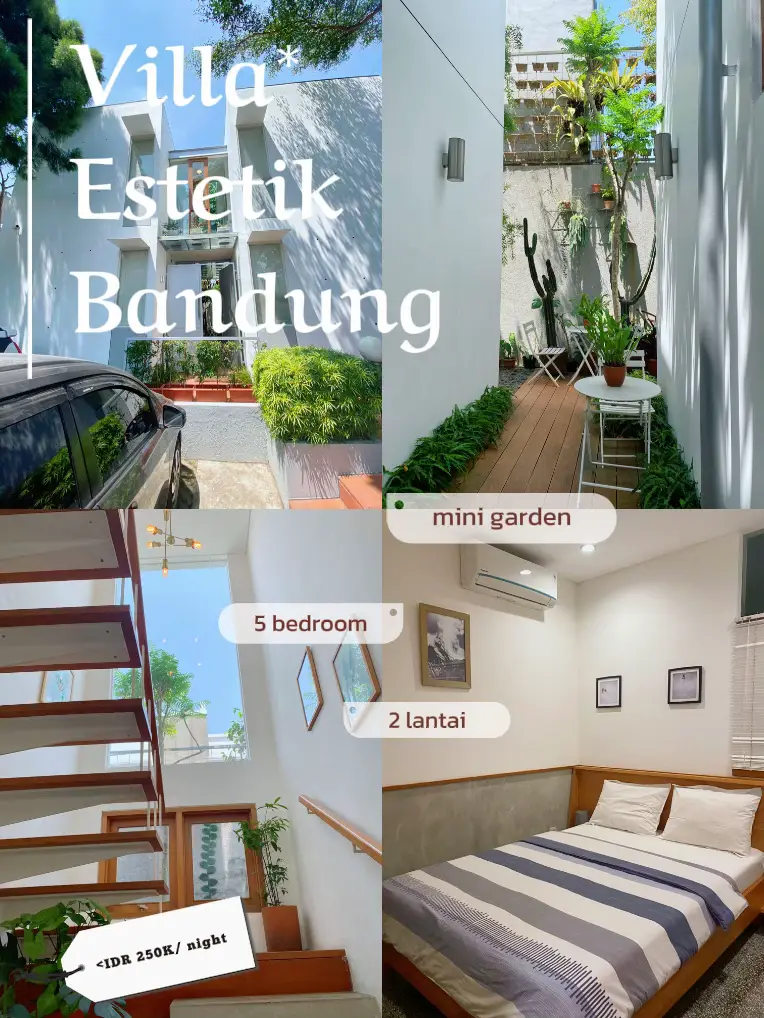 VILLA ESTETIK DI BANDUNG BUAT RAME2 GAPAKE MAHAL! | Galeri diposting ...