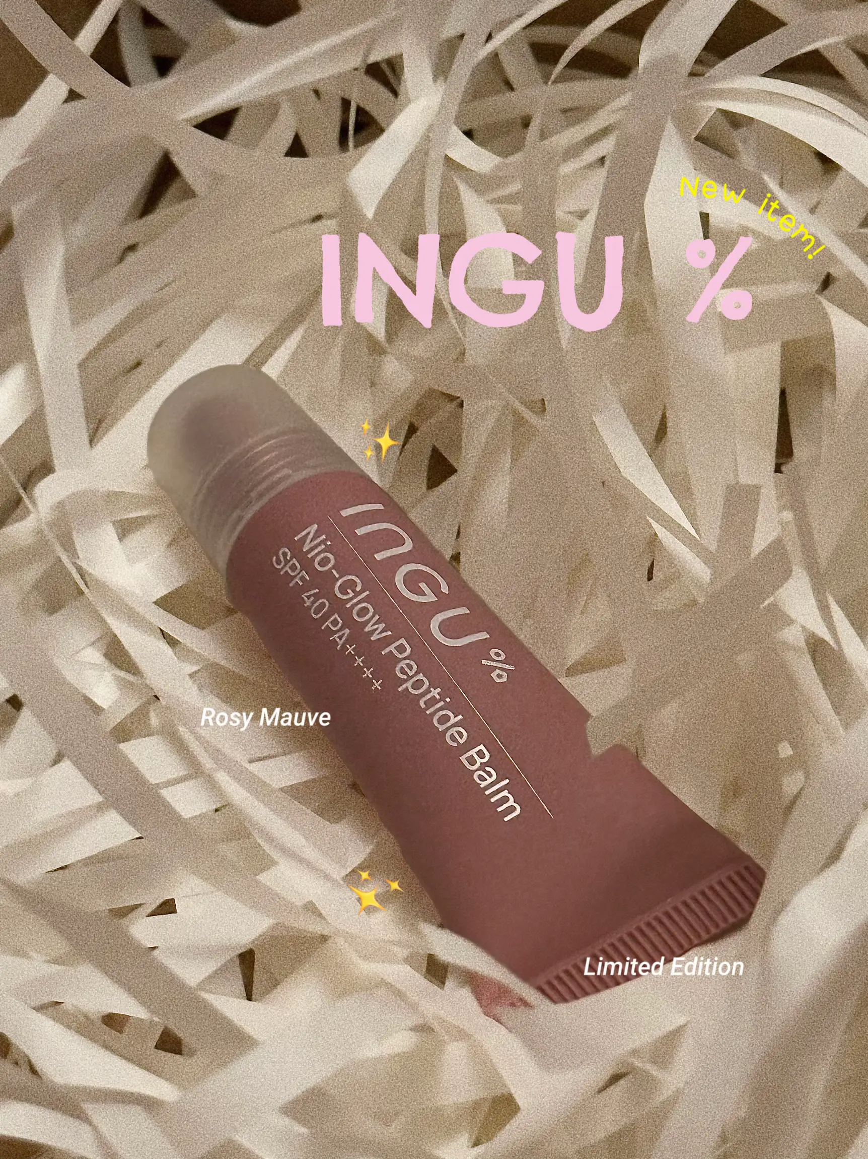 INGU% Nio-Glow Peptide Balm สี Rosy Mauve💖 | Gallery posted by 𝗉𝖾𝖺𝗋( 𝗇 ...