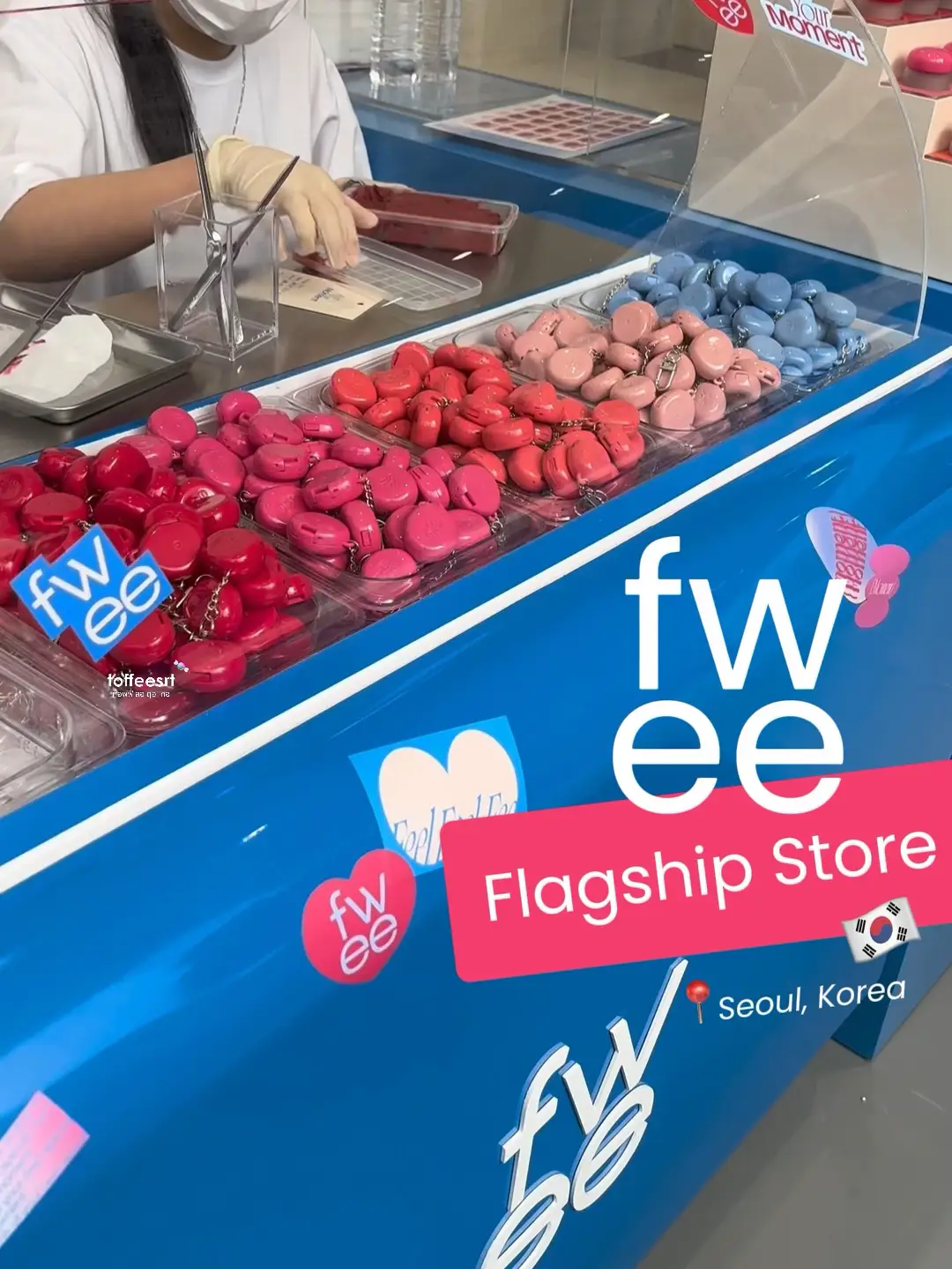 พาส่องความน่ารัก fwee Flagship Store เกาหลี 🇰🇷🩵 | วิดีโอที่เผยแพร่โดย toffeesrt | Lemon8