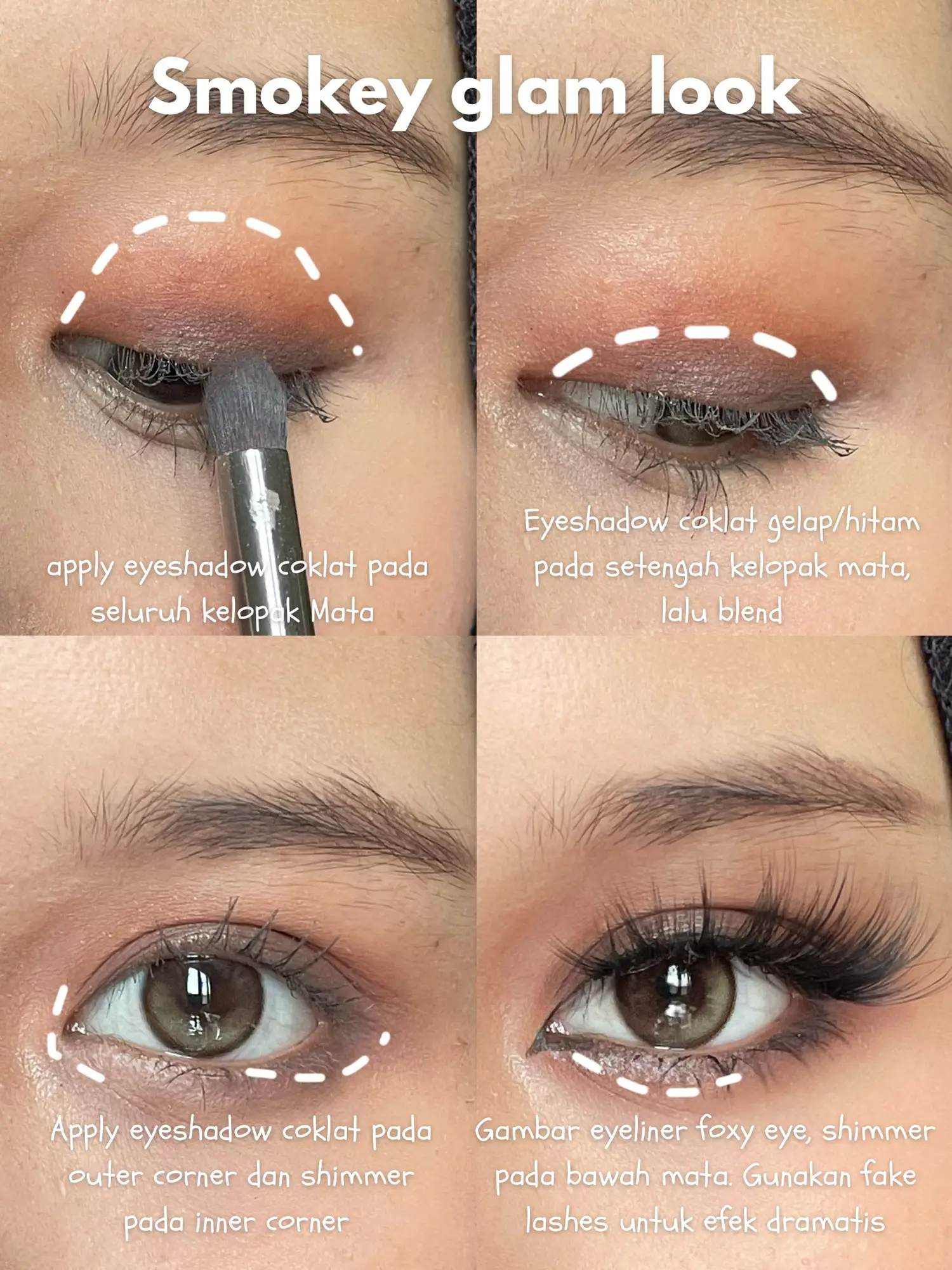 Tutorial eyeshadow pemula 🌸 | Galeri diposting oleh Echa Nabila | Lemon8