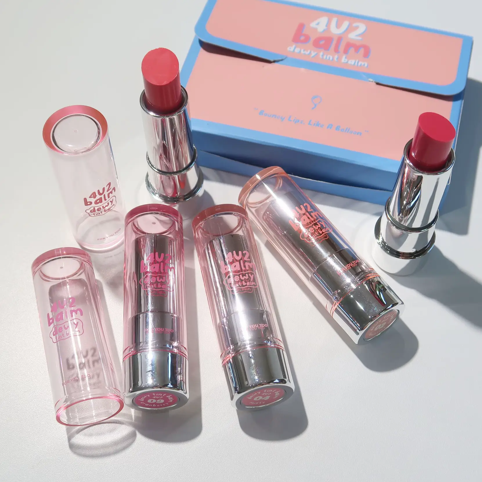 4U2 BALM DEWY TINT BALM 🔆🫶🏻💕 | แกลเลอรีที่โพสต์โดย พักรบรีวิว | Lemon8