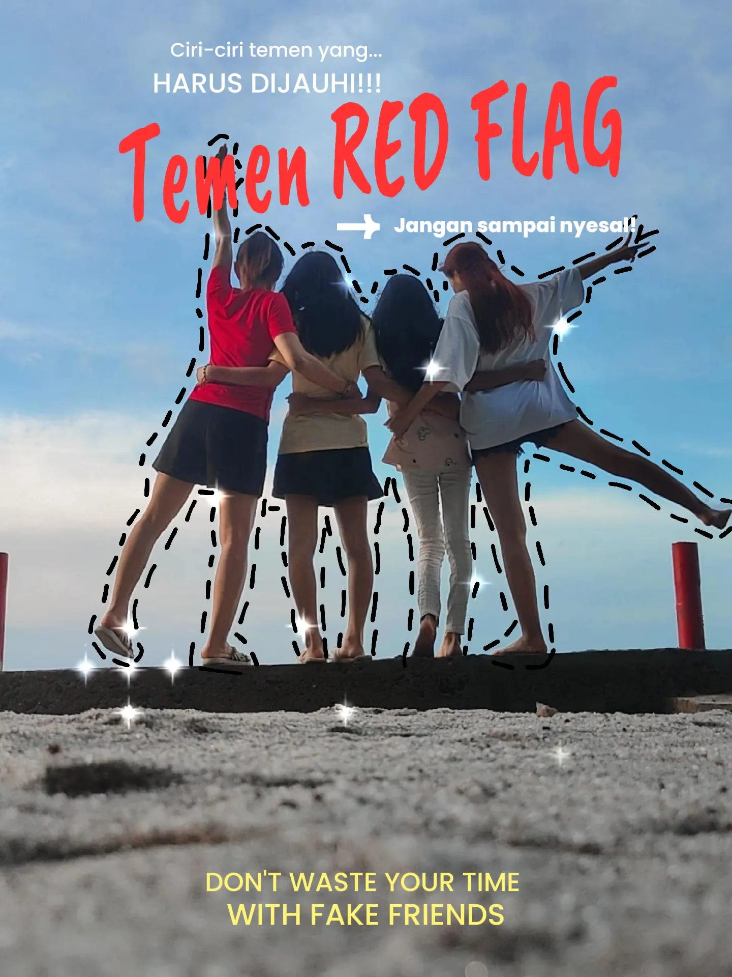 Temen RED FLAG? Cek ciri-cirinya yuk! | Galeri diposting oleh Vika Lim | Lemon8