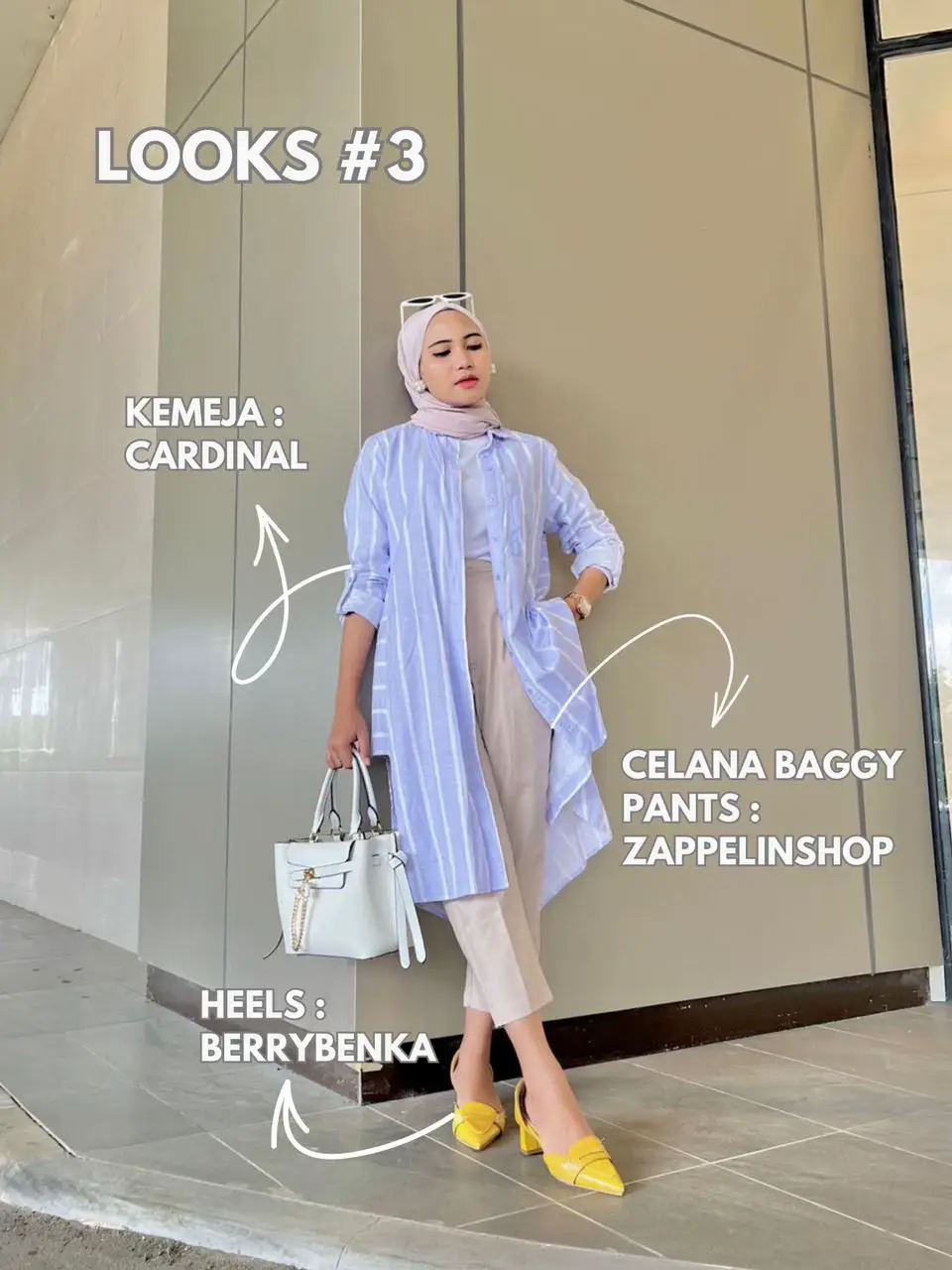 Mix and match outfit warna baby blue | Galeri diposting oleh Milatinanh ...