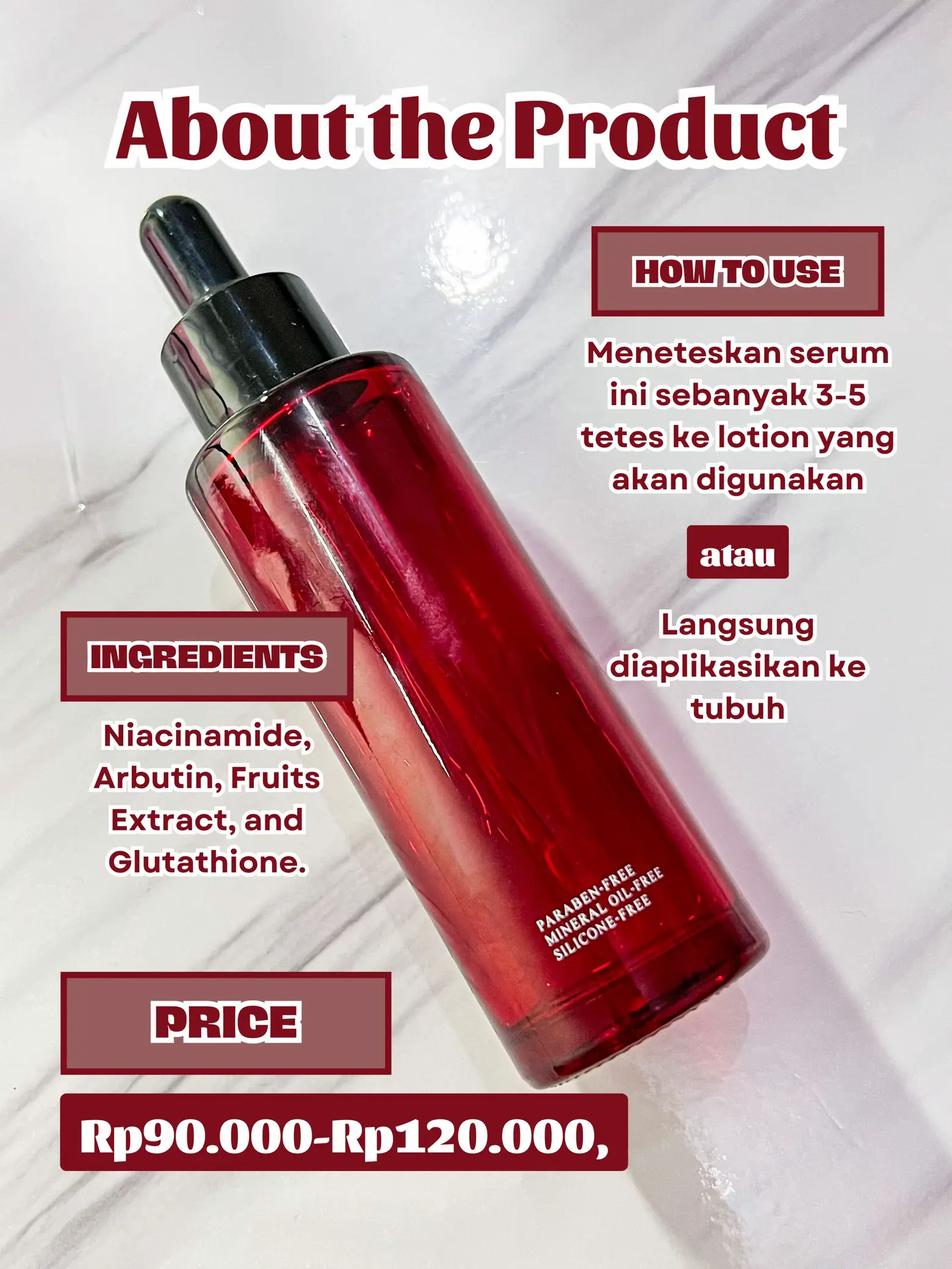 Body serum viral yang katanya bagus untuk mencerah | Galeri diposting ...