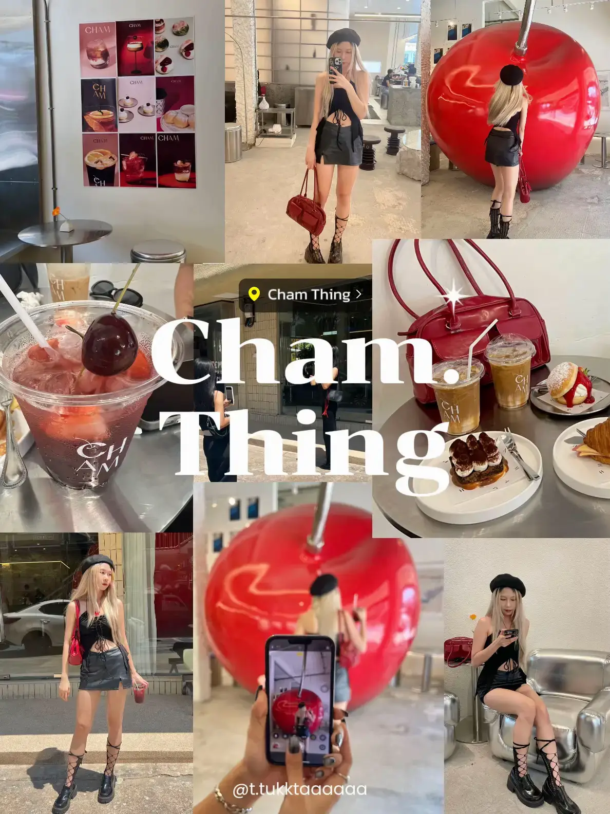 🪄 Cham.thing 🫧 | คาเฟ่ย่านจรัญ-ปิ่นเกล้า🍒 | แกลเลอรีที่โพสต์โดย ttukktaaaaaa | Lemon8