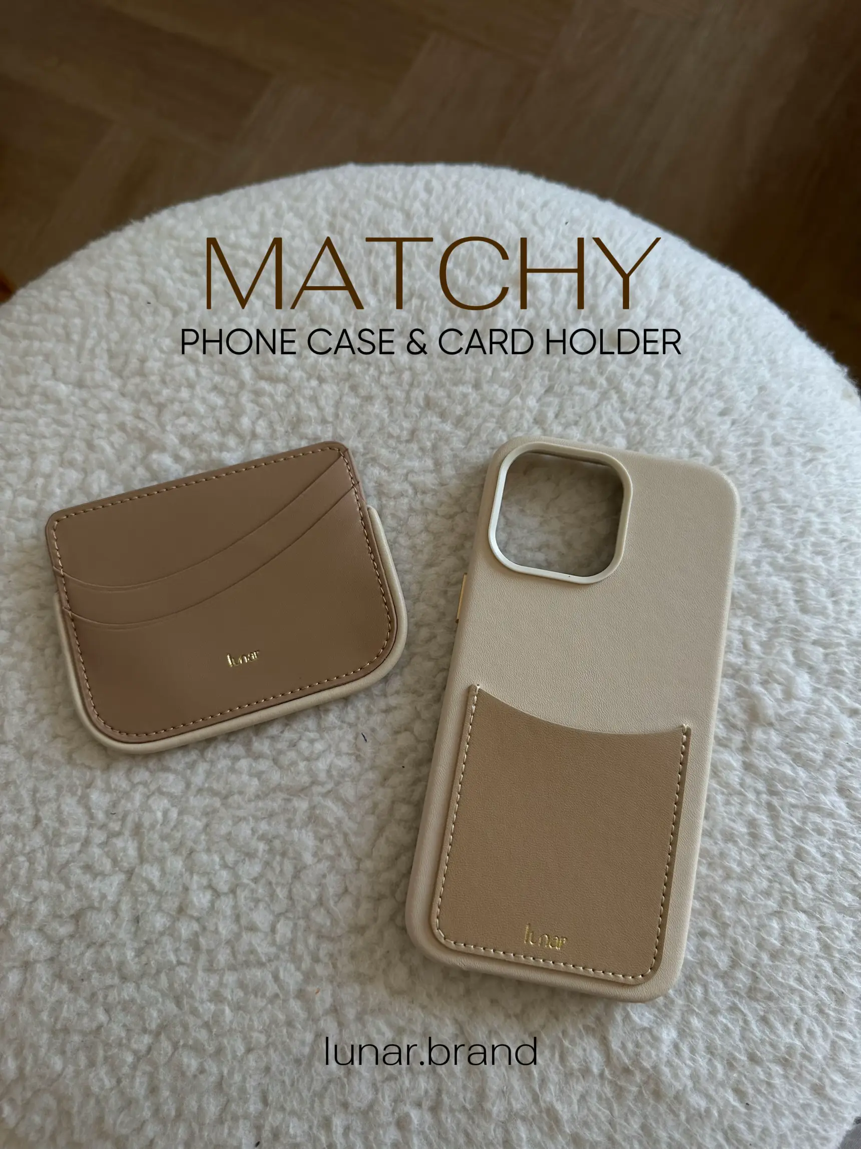Matchy Phone case & Card Holder🤎 | แกลเลอรีที่โพสต์โดย poppapnd | Lemon8
