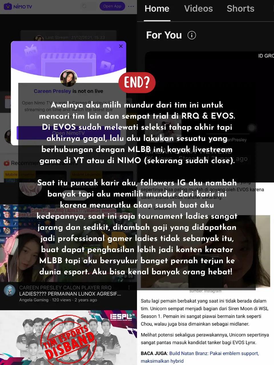Pengalaman Aku Jadi Pro Player Mobile Legends! | Galeri diposting oleh arin | Lemon8