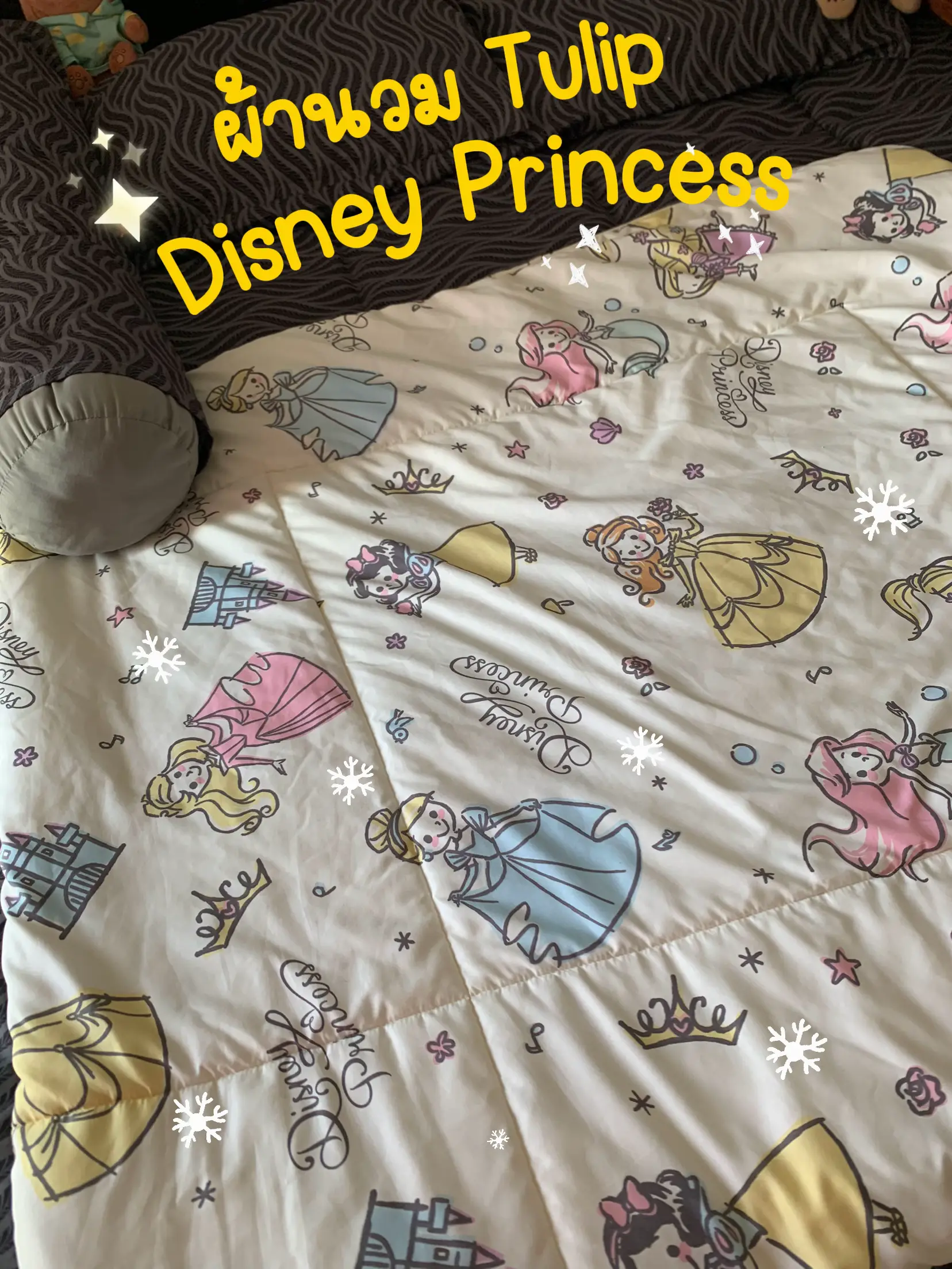 ผ้านวมTulip Disney Princess👸🏻🎀💐 | แกลเลอรีที่โพสต์โดย yeeying🐰🍒 | Lemon8