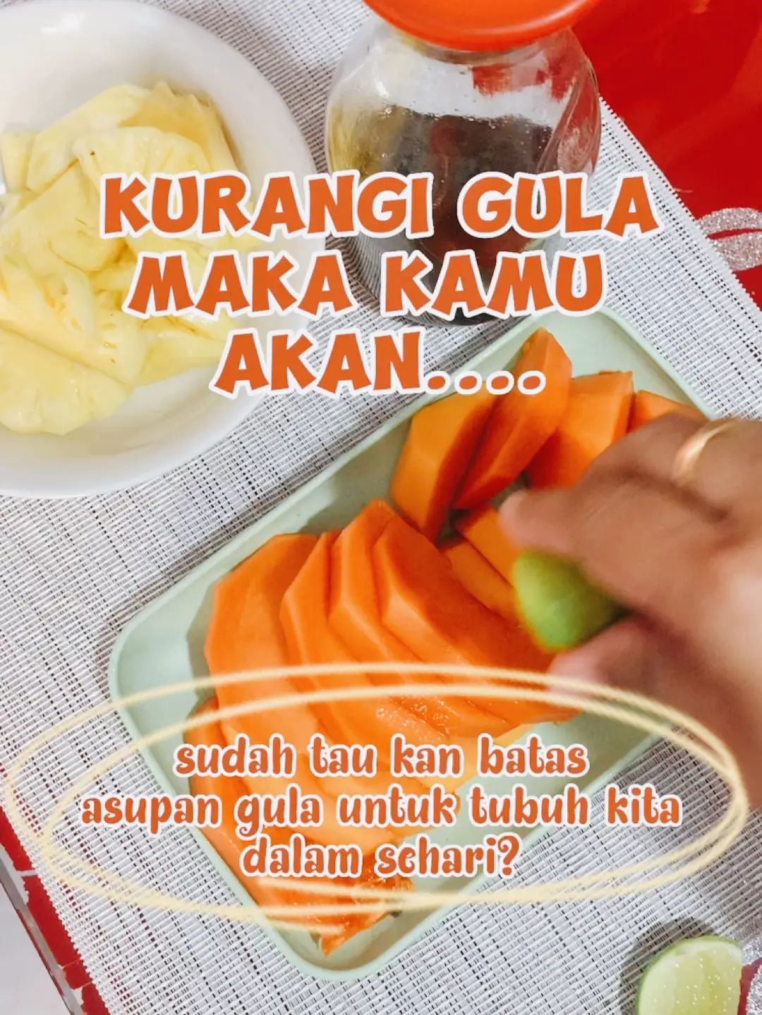 KURANGI GULA | Video dipublikasikan oleh vivi perdana AR | Lemon8