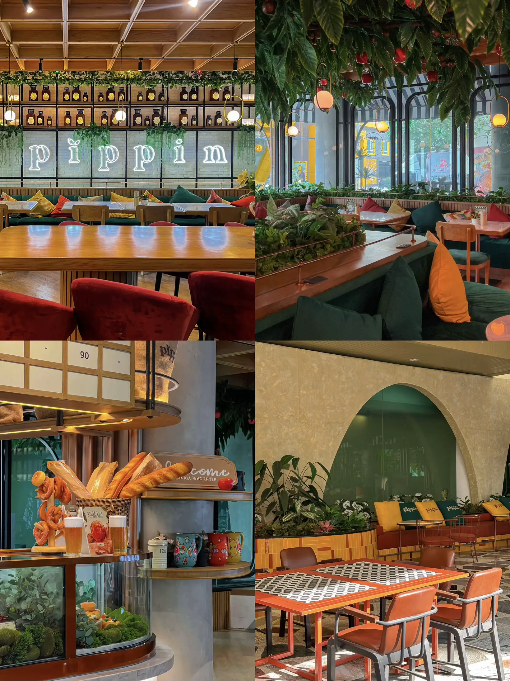 คาเฟ่บรันช์ vibe ดีฟีลสวนในเทพนิยายที่พัทยา!🌳🍎 | แกลเลอรีที่โพสต์โดย Jabchaith | Lemon8