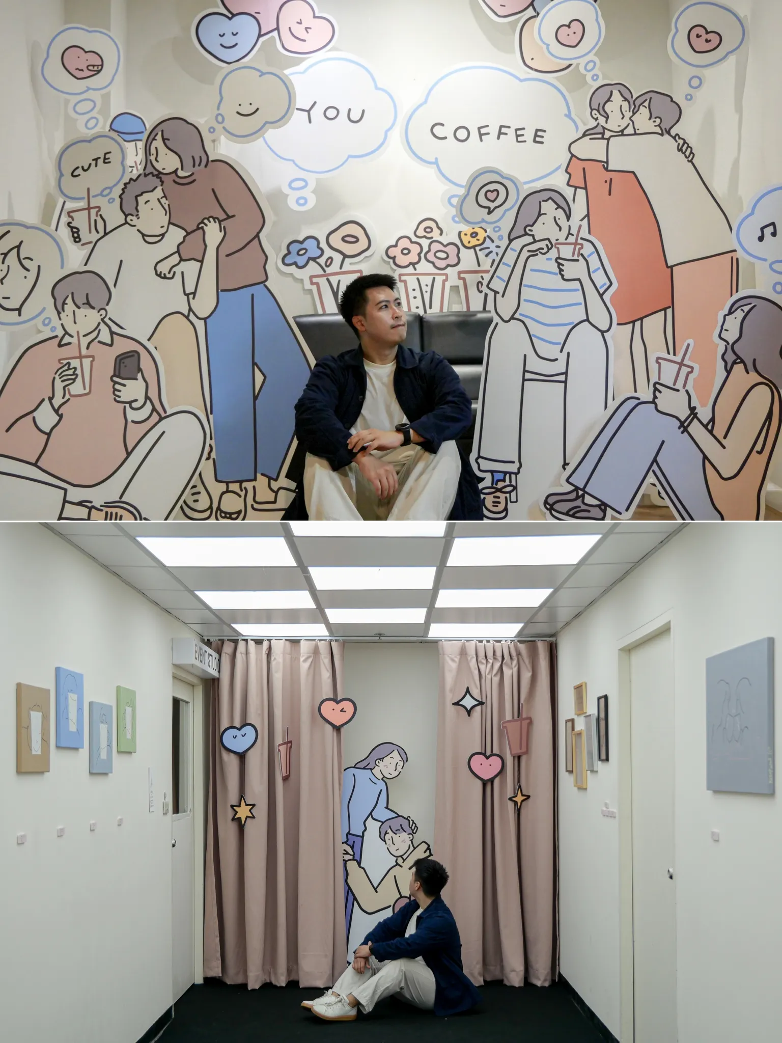 นิทรรศการสุดน่ารักอบอุ่นจาก Reenp ที่ Loewy.BKK | แกลเลอรีที่โพสต์โดย Insomnia Scene | Lemon8