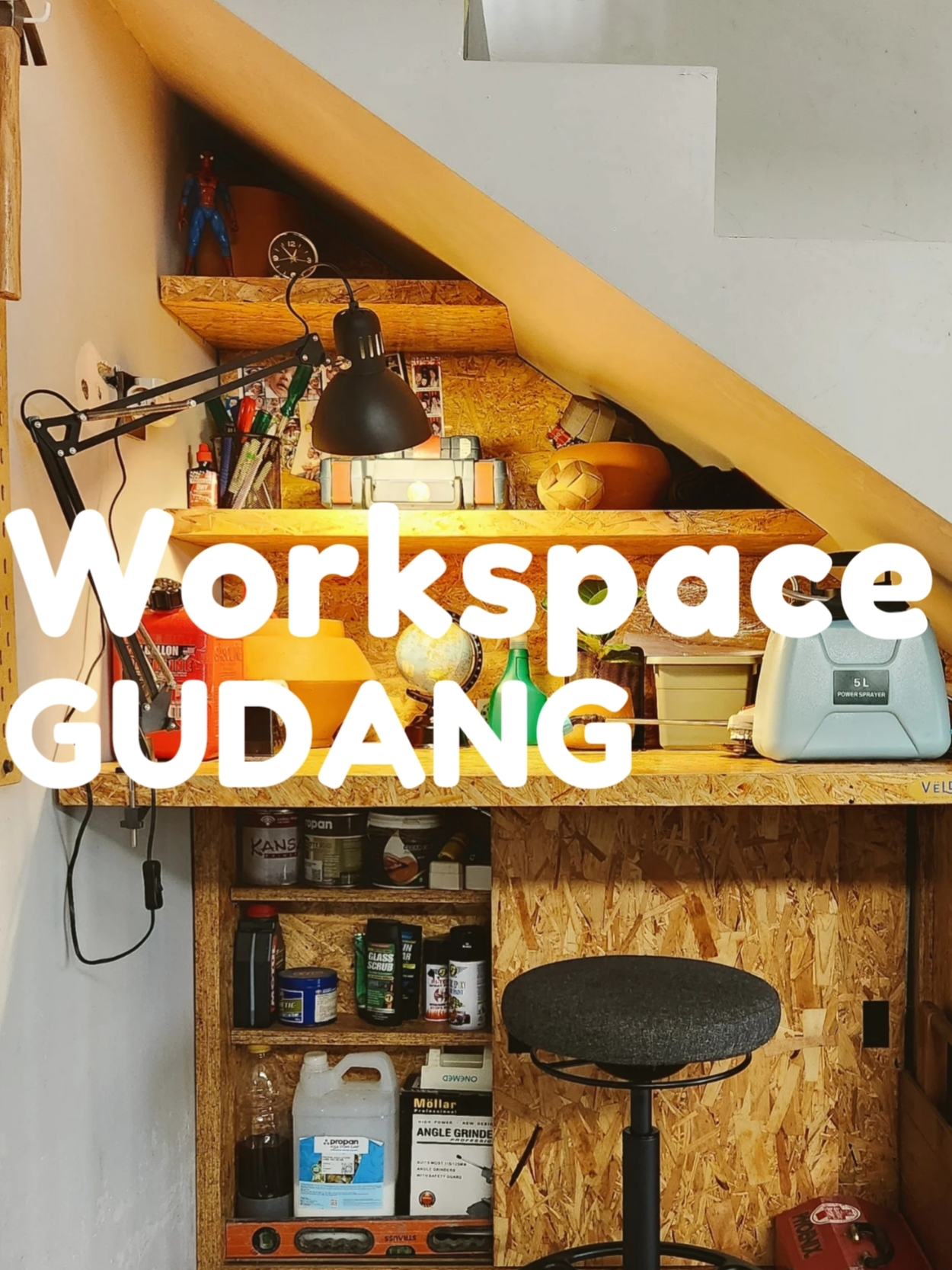 gudang rapih ada meja kerjanya | Video dipublikasikan oleh bumitimi ...
