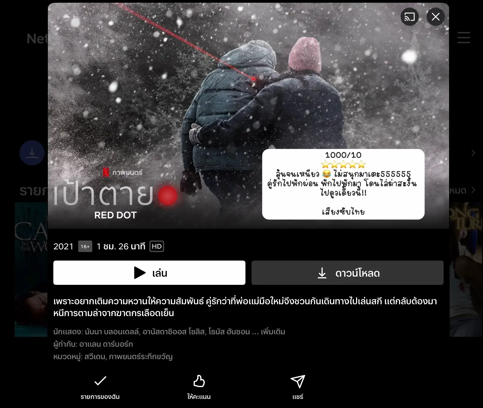 📌ป้ายยา 9หนัง ระทึกขวัญ เอาชีวิตรอด ใน Netflix 🍿🎞️ | แกลเลอรีที่โพสต์โดย Ari | Lemon8