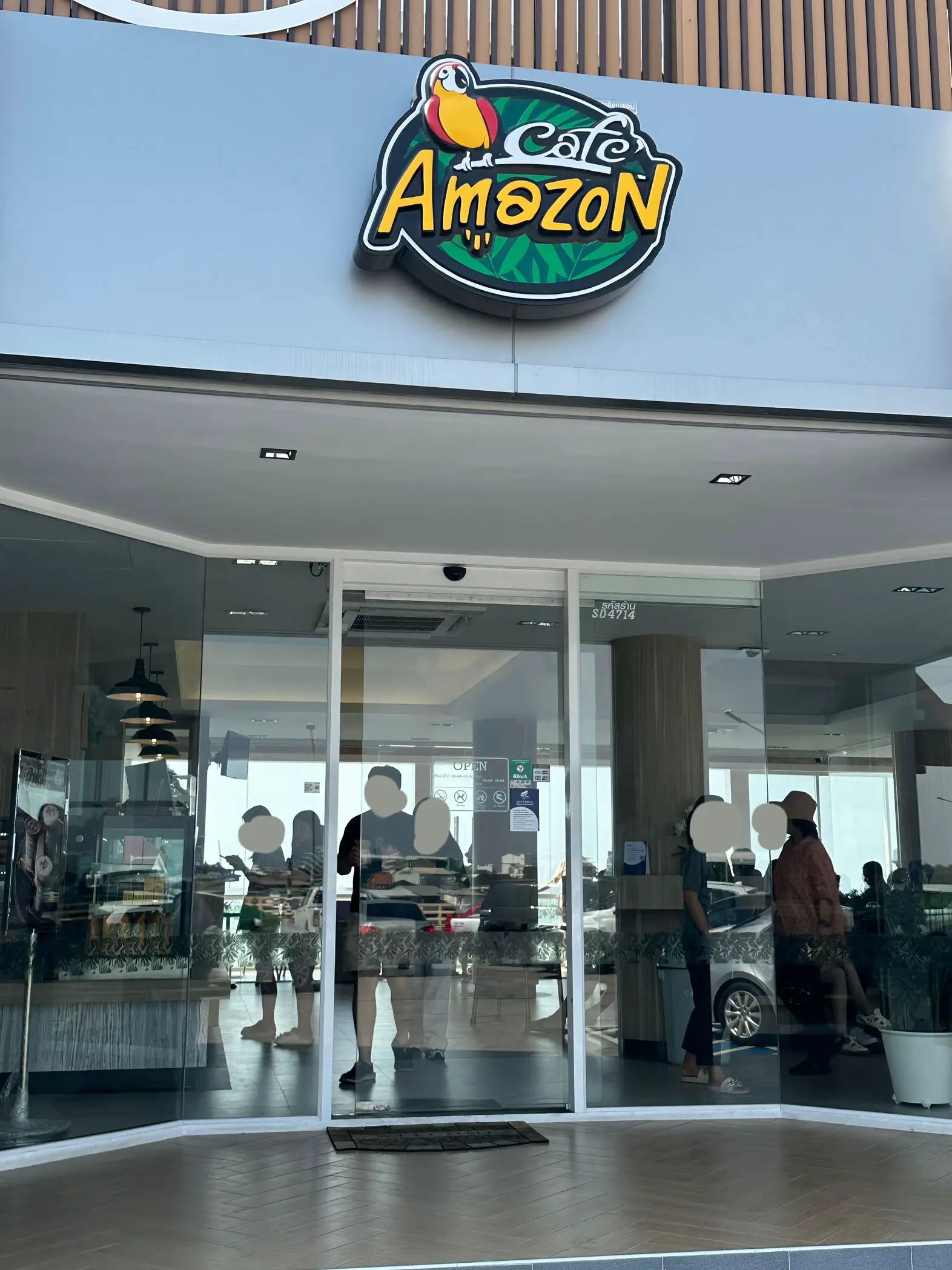 🌊 Café Amazon ติดทะเลใกล้กทม. | แกลเลอรีที่โพสต์โดย punpromotion | Lemon8