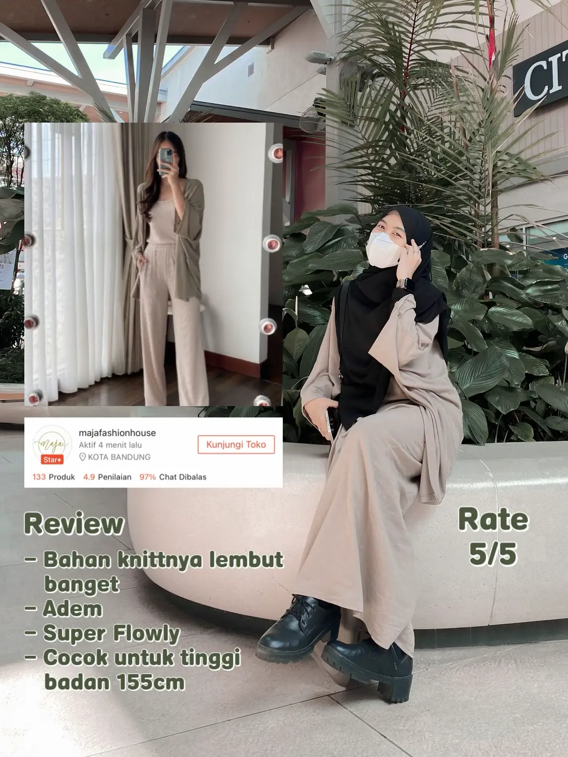 ON SHOPEE VS ON ME (REKOMENDASI OOTD) | Galeri diposting oleh Luthvia🕊️ | Lemon8