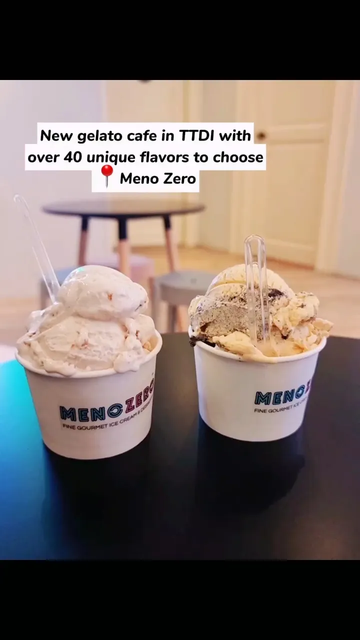 Meno Zero at TTDI - A perfect spot for gelato fans | Video diterbitkan ...