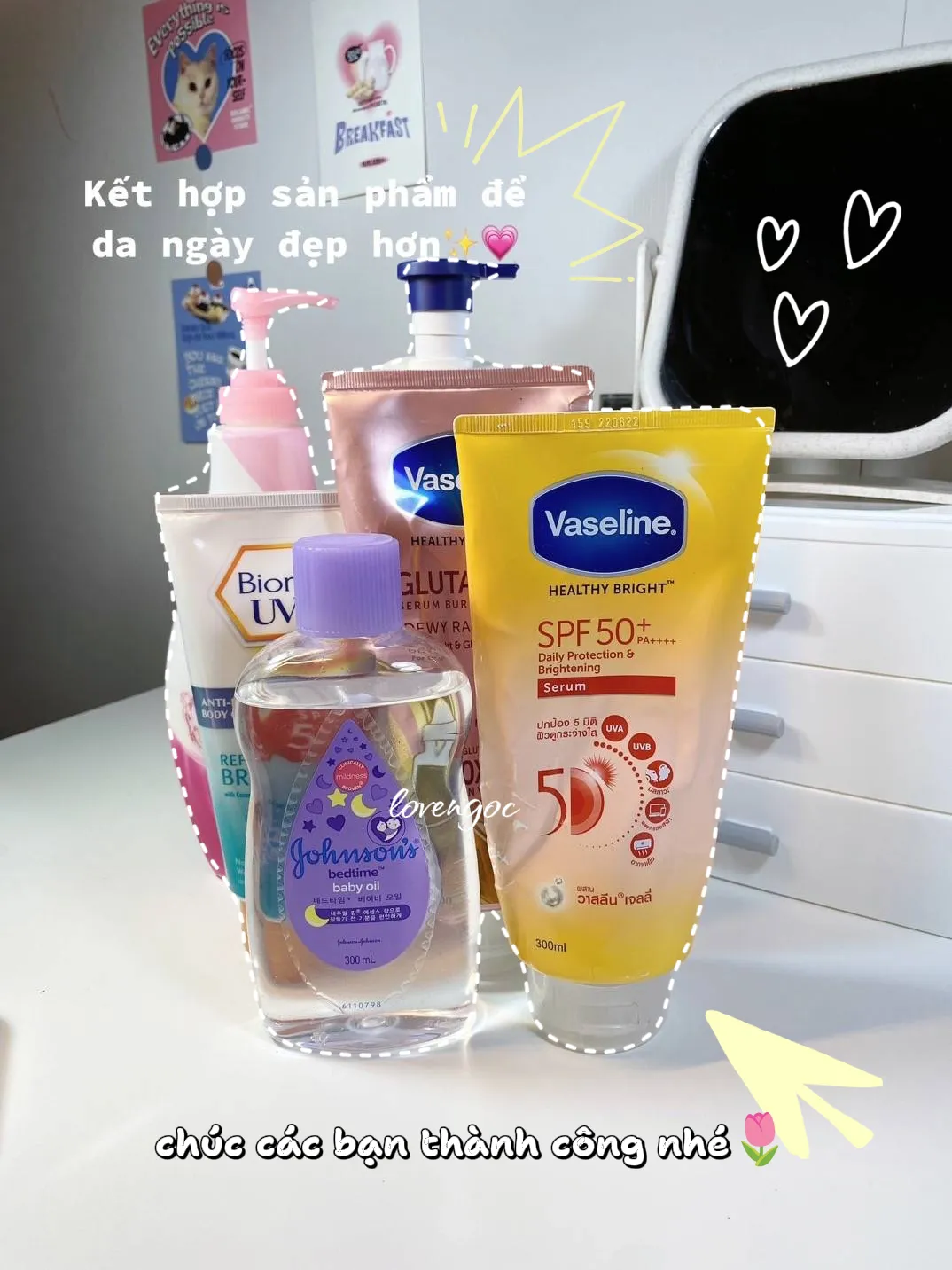 Routine Dưỡng Da Body TRẮNG PHÁT SÁNG Trong 2 Thá | Bộ sưu tập do Vũ Trụ Làm Đẹp đăng | Lemon8