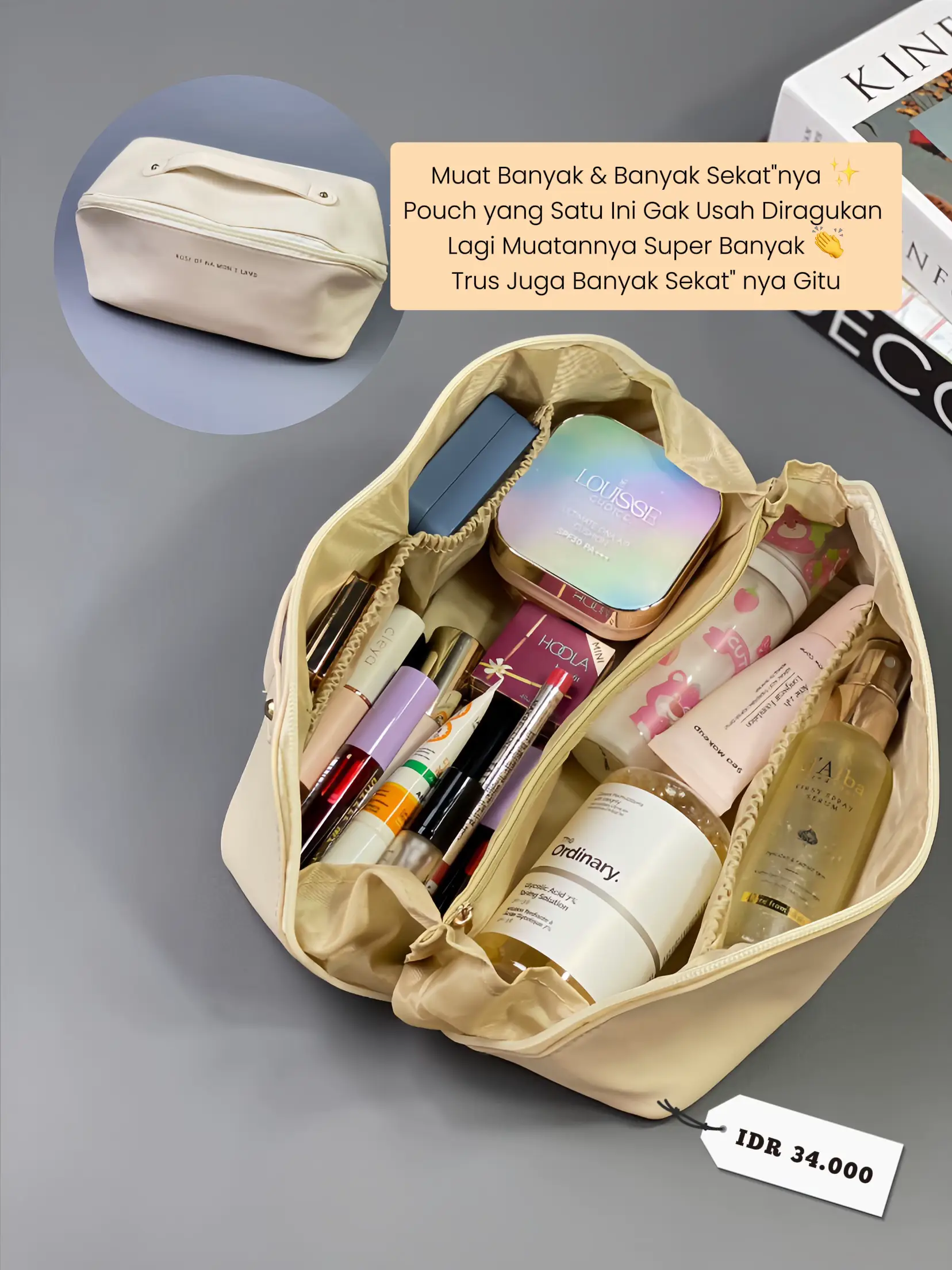 REKOMENDASI POUCH MAKEUP MULAI 10RIBUAN ‼️ | Galeri diposting oleh Shelliaustins | Lemon8