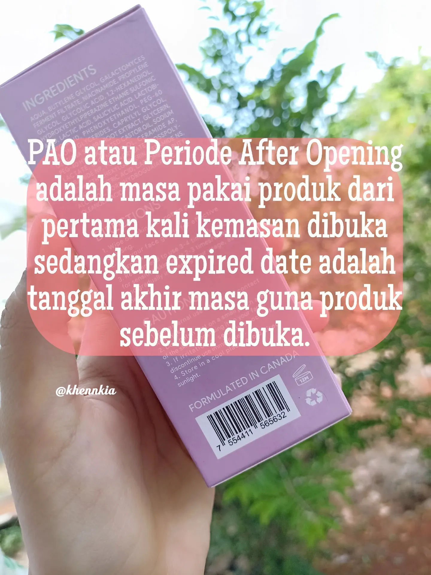 PERBEDAAN PAO DAN EXPIRED DATE PRODUK‼️ | Galeri diposting oleh Ken ...