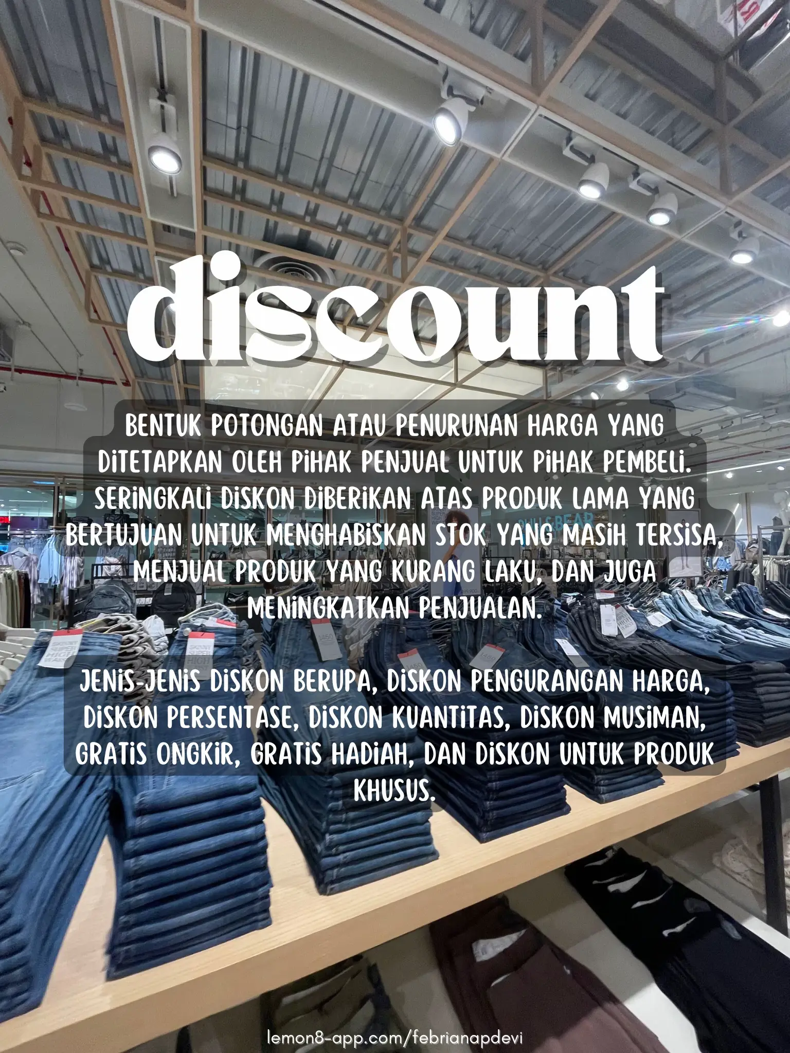 KETAHUI PERBEDAAN DISCOUNT DAN PROMO! 👀 | แกลเลอรีที่โพสต์โดย Febriana ...