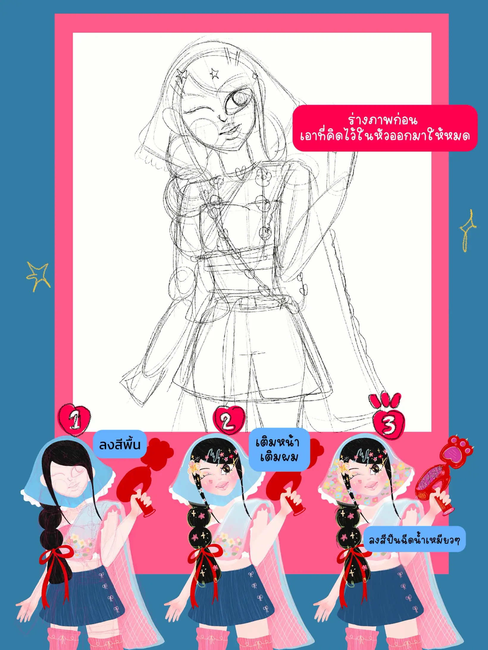 HOWTO D RAW Took Draw EP.4🎀🍋 （ソンクラーンをノンウェットでプレイする） | Blooming.tattooが投稿 ...