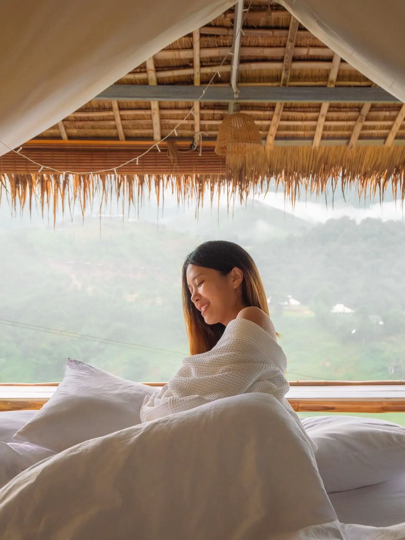 กลางคืนชมดาว ตอนเช้าชมหมอก 🛖🌾 | แกลเลอรีที่โพสต์โดย lbzero | Lemon8