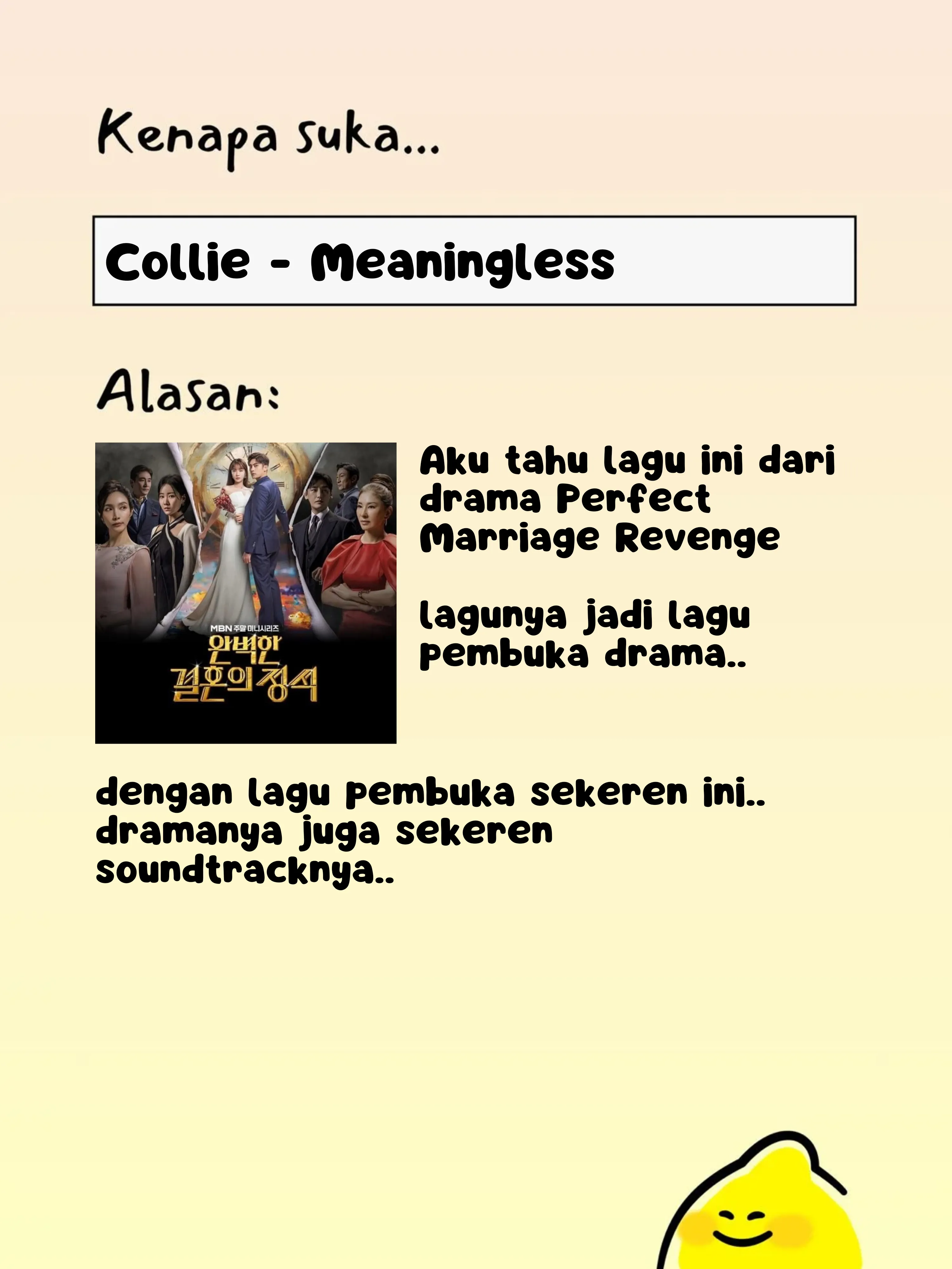 My Favorite Song from My Fav OnGoing Drama | Galeri diposting oleh NARA | Lemon8