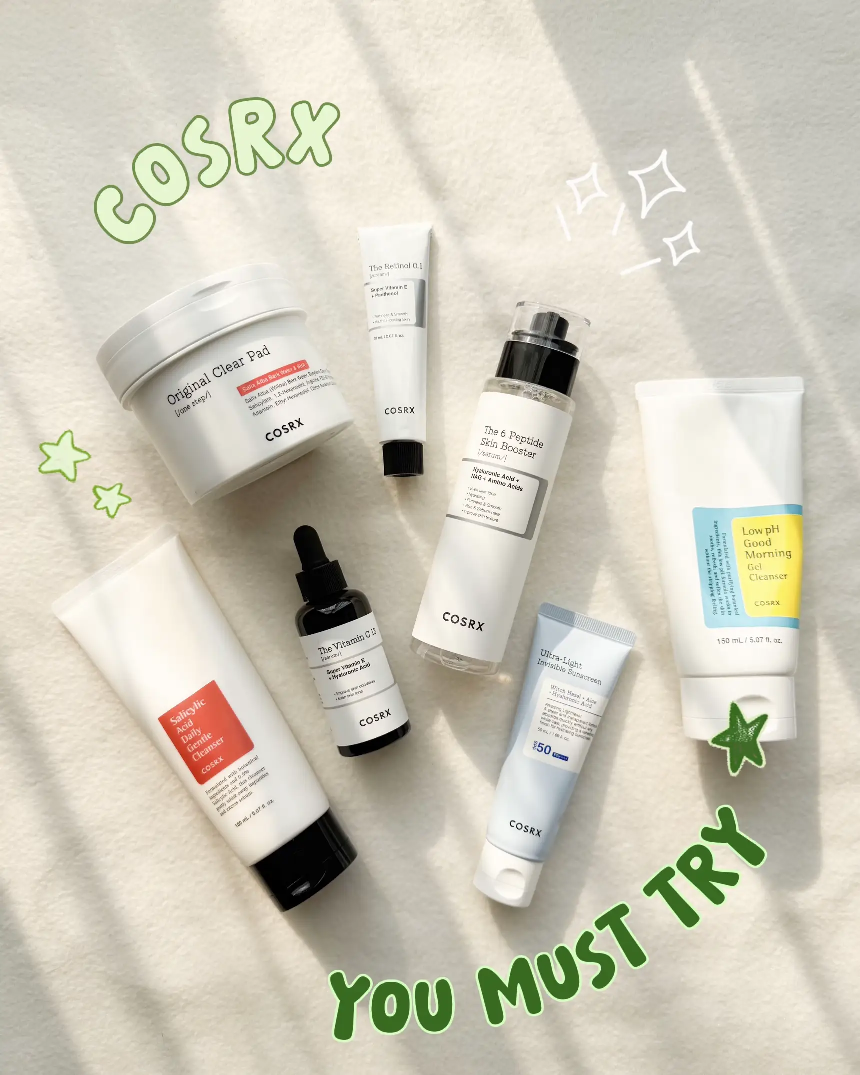 ให้คะแนน Cosrx ที่เคยใช้ !! 💪🏻 | แกลเลอรีที่โพสต์โดย PETER. | Lemon8