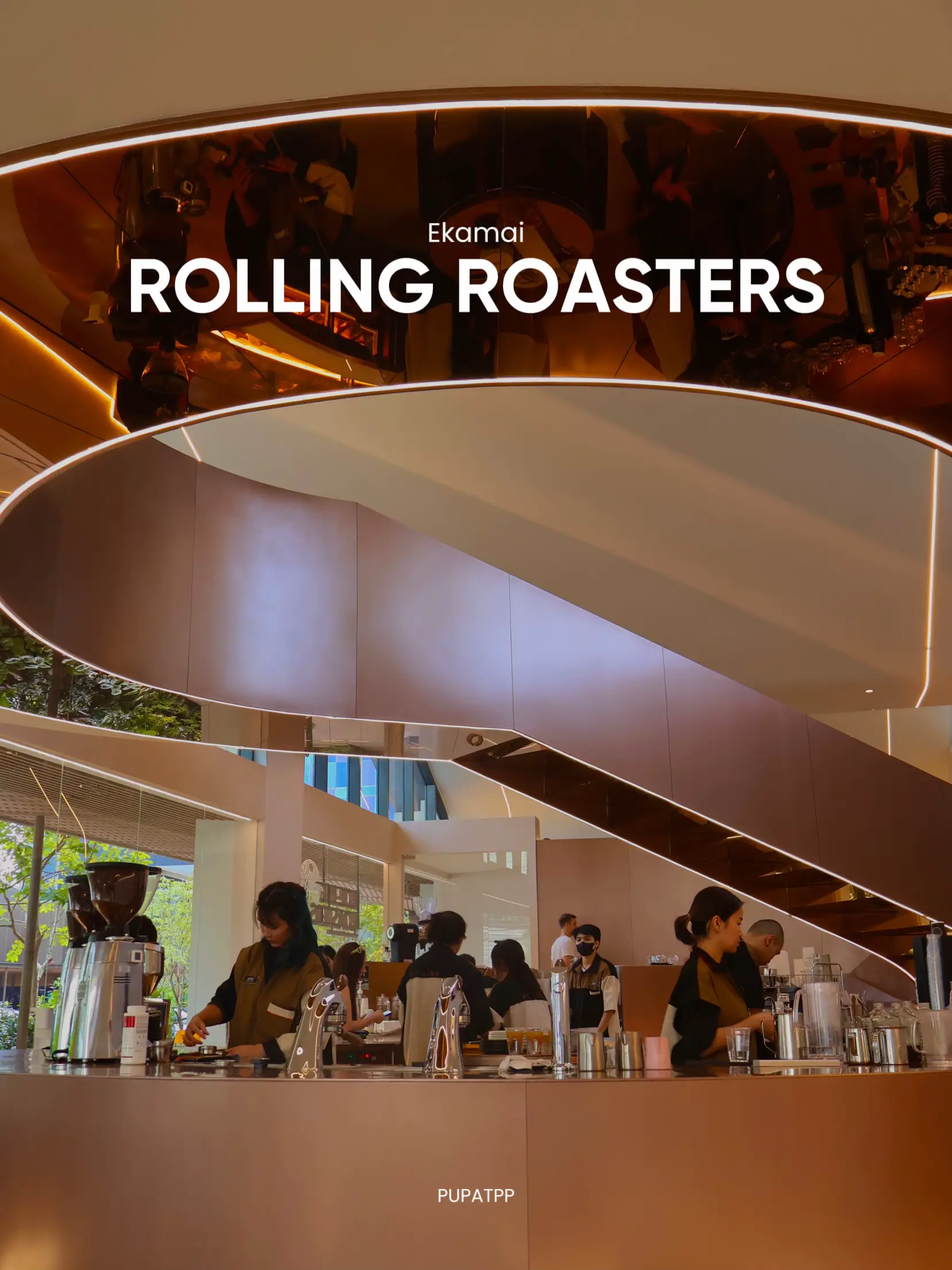 ROLLING ROASTERS เอกมัย โลกกาแฟแห่งอนาคตที่ไม่หยุดหมุน! | แกลเลอรีที่โพสต์โดย Pupatpp | Lemon8
