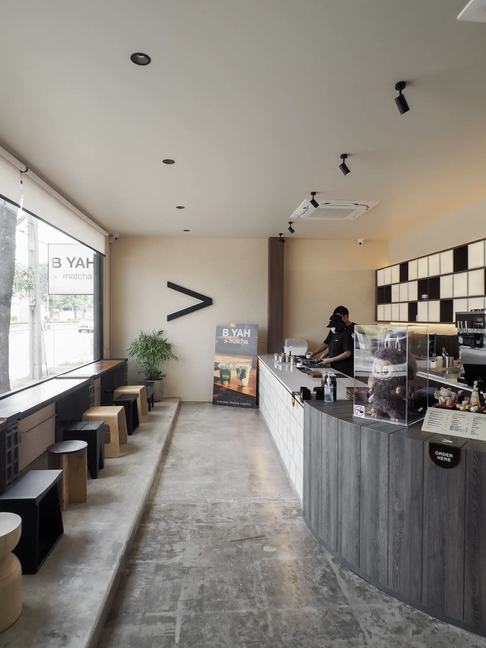 คาเฟ่มัทฉะเปิดใหม่ ร้านดิบๆอย่างสวย !! | แกลเลอรีที่โพสต์โดย Ppair | Lemon8