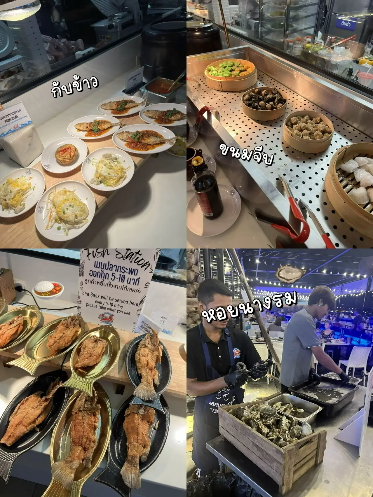 โคตรทะเลซีฟู้ด บุฟเฟ่ต์ซีฟู้ดริมแม่น้ำ 599+ คุ้มมั้ยย 🌊 | แกลเลอรีที่ ...