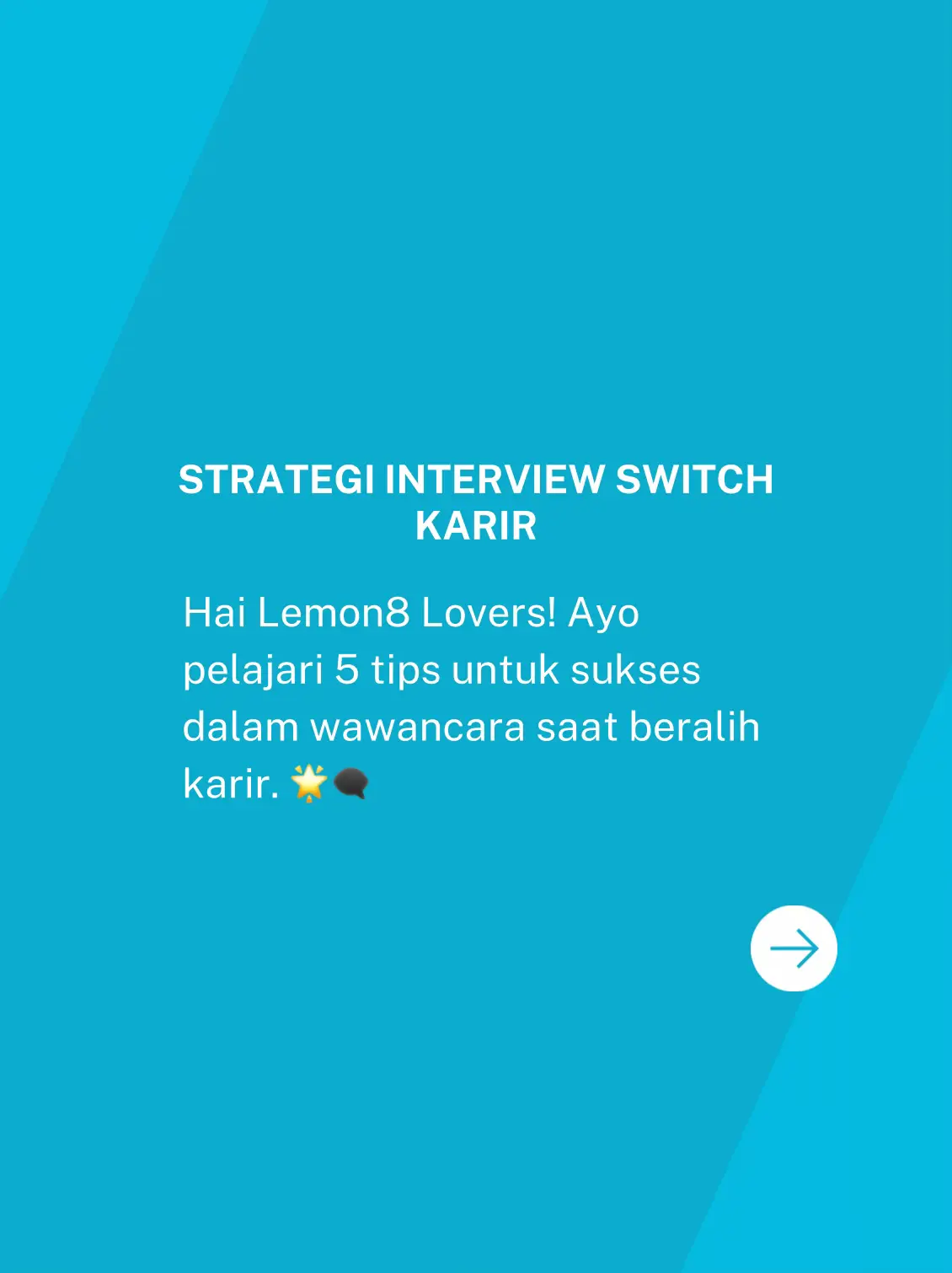 Strategi Interview Switch Karir 💸 | Galeri diposting oleh Interview PRO | Lemon8