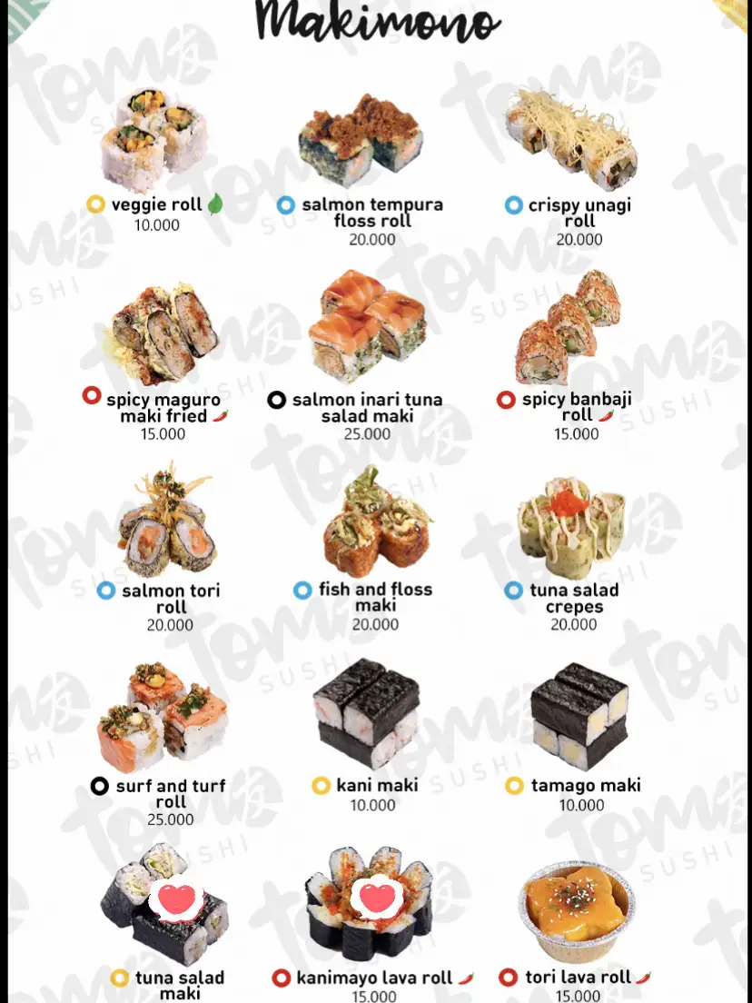 TUTORIAL PESAN & SPILL MENU TOM SUSHI 🍣 | Galeri diposting oleh Anggri ...