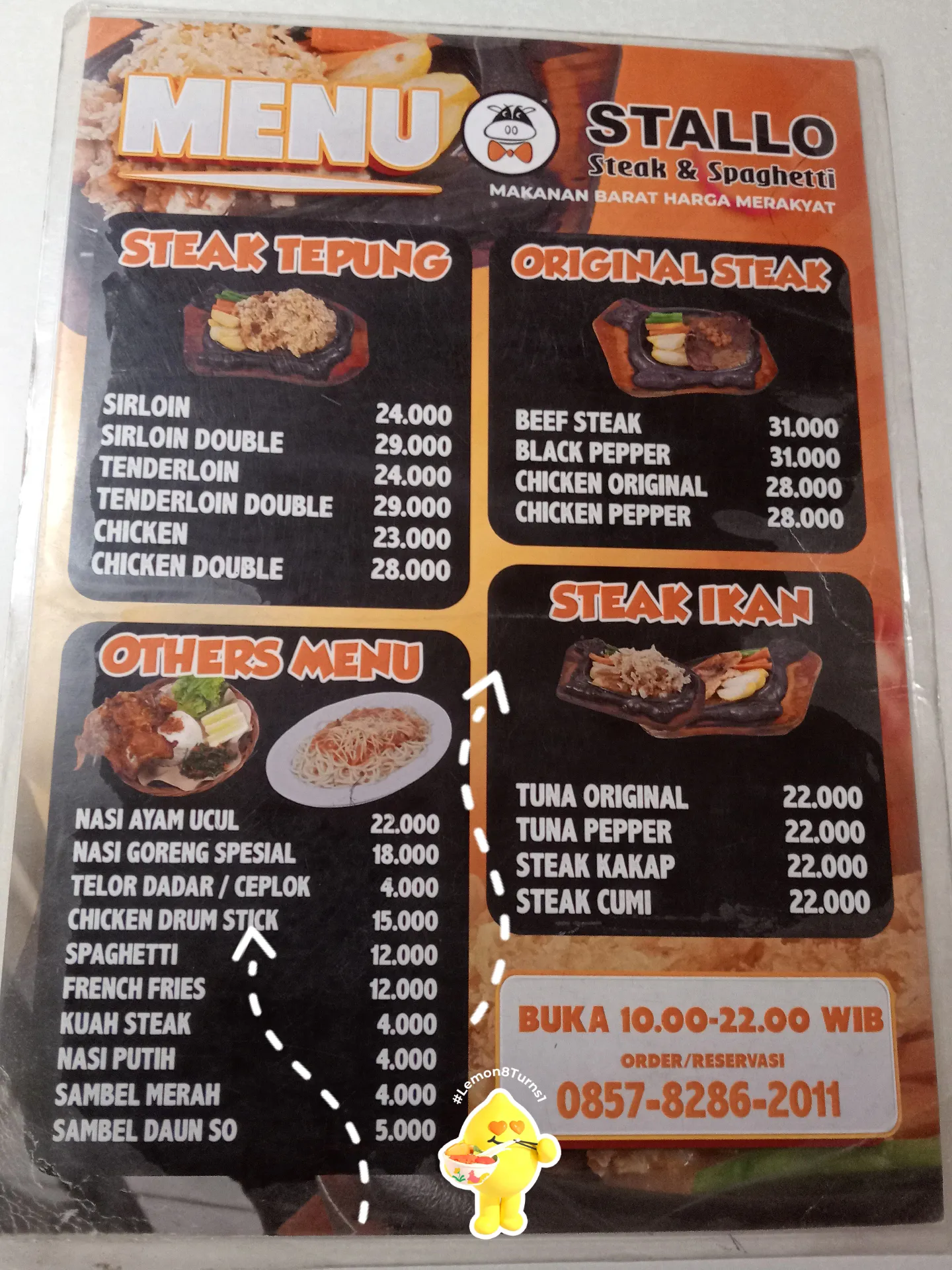 STALLO STEAK SEENAK ITU😍 | แกลเลอรีที่โพสต์โดย Lies Hendrawan | Lemon8