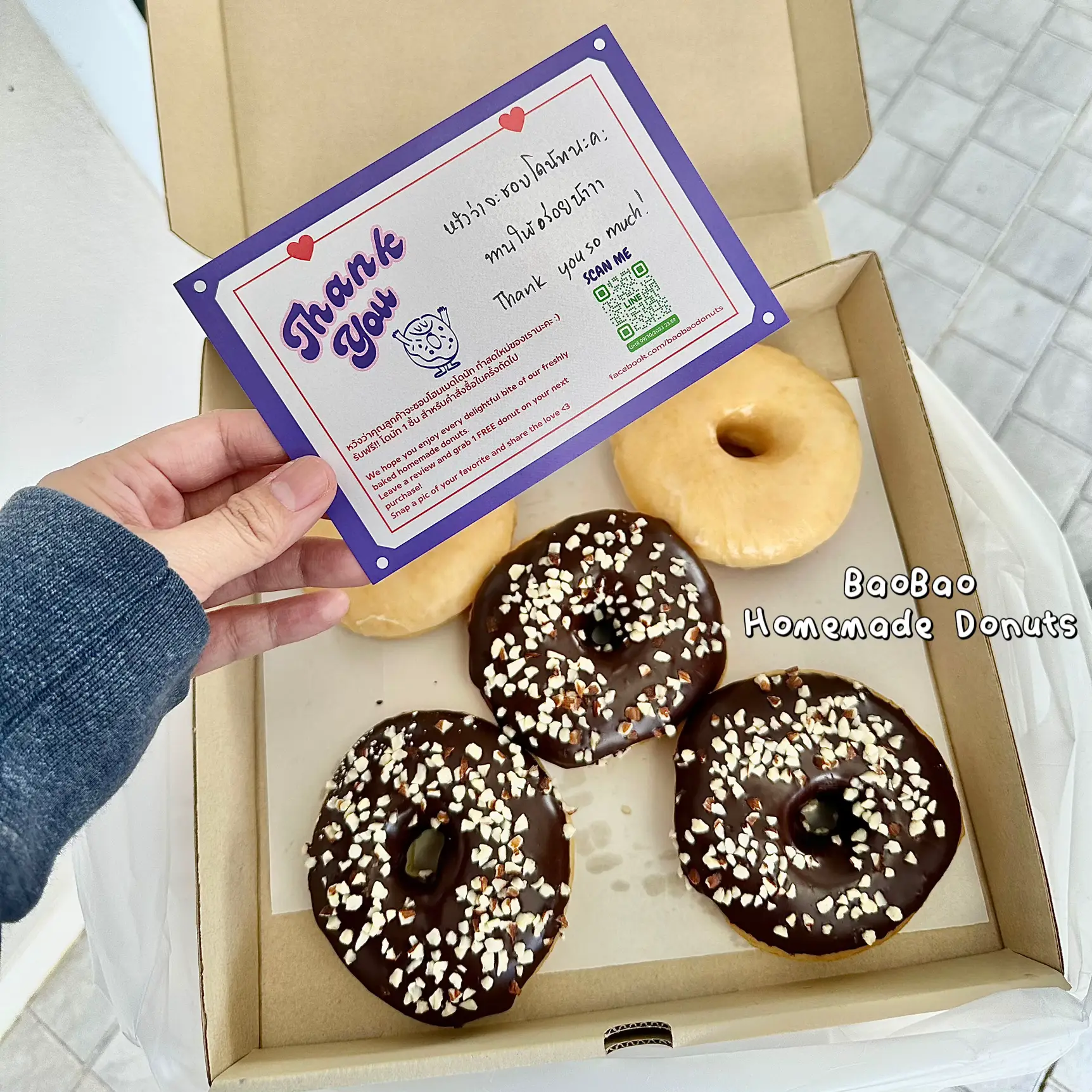 BaoBao Homemade Donuts 🍩 | แกลเลอรีที่โพสต์โดย meentymeen | Lemon8