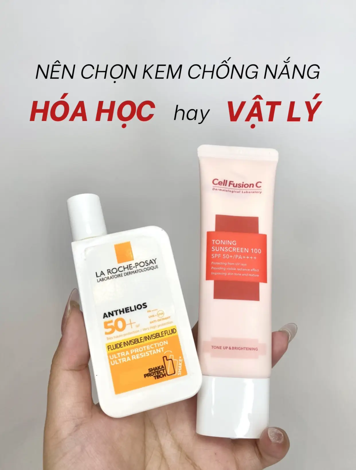 Nên chọn kem chống nắng VẬT LÝ hay HÓA HỌC | Bộ sưu tập do Hannie Han ...