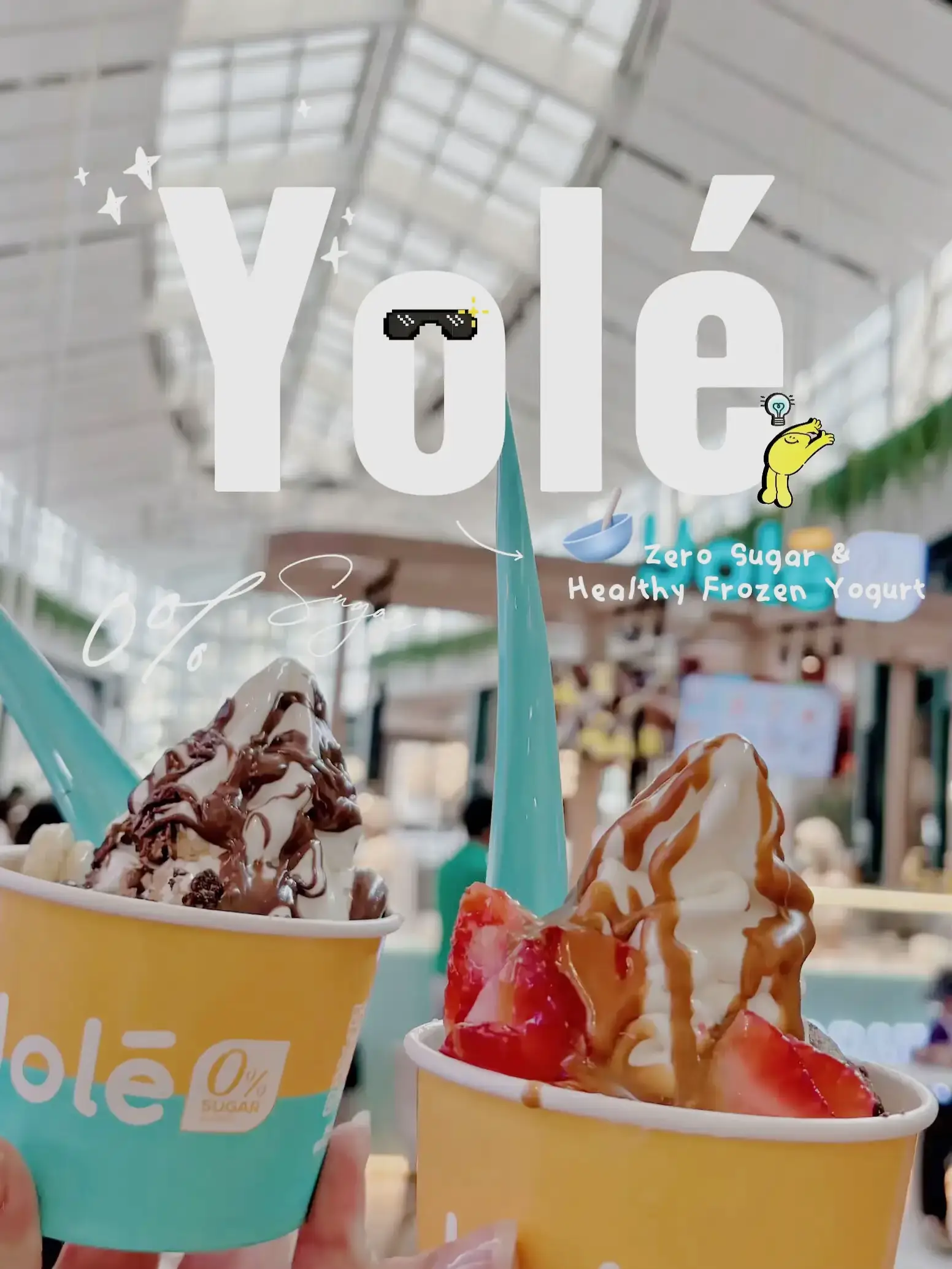 🥣 ⋆୨୧˚Yolé โฟรเซ่นโยเกิร์ตมาเยือน Thailand ละจ้า💖🇹🇭 | แกลเลอรีที่โพสต์ ...