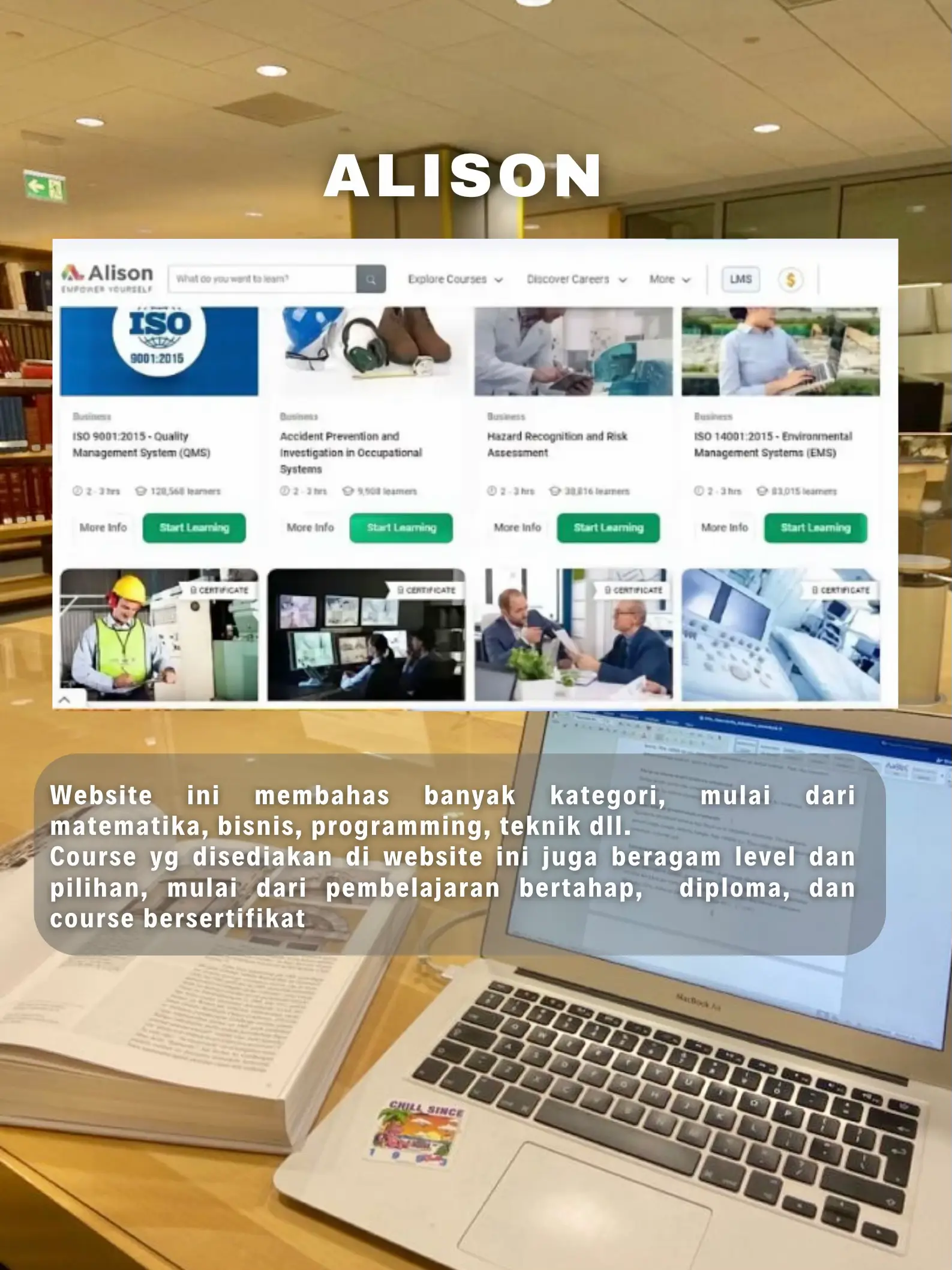 REKOMENDASI website FREE COURSE (UPGRADE SKILL) | Galeri diposting oleh ...