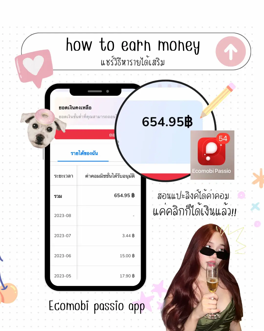 5 แอปหาเงิน ที่ช่วยเพิ่มรายได้แบบง่ายๆ! 💰📱 | แกลเลอรีที่โพสต์โดย WTX | Lemon8
