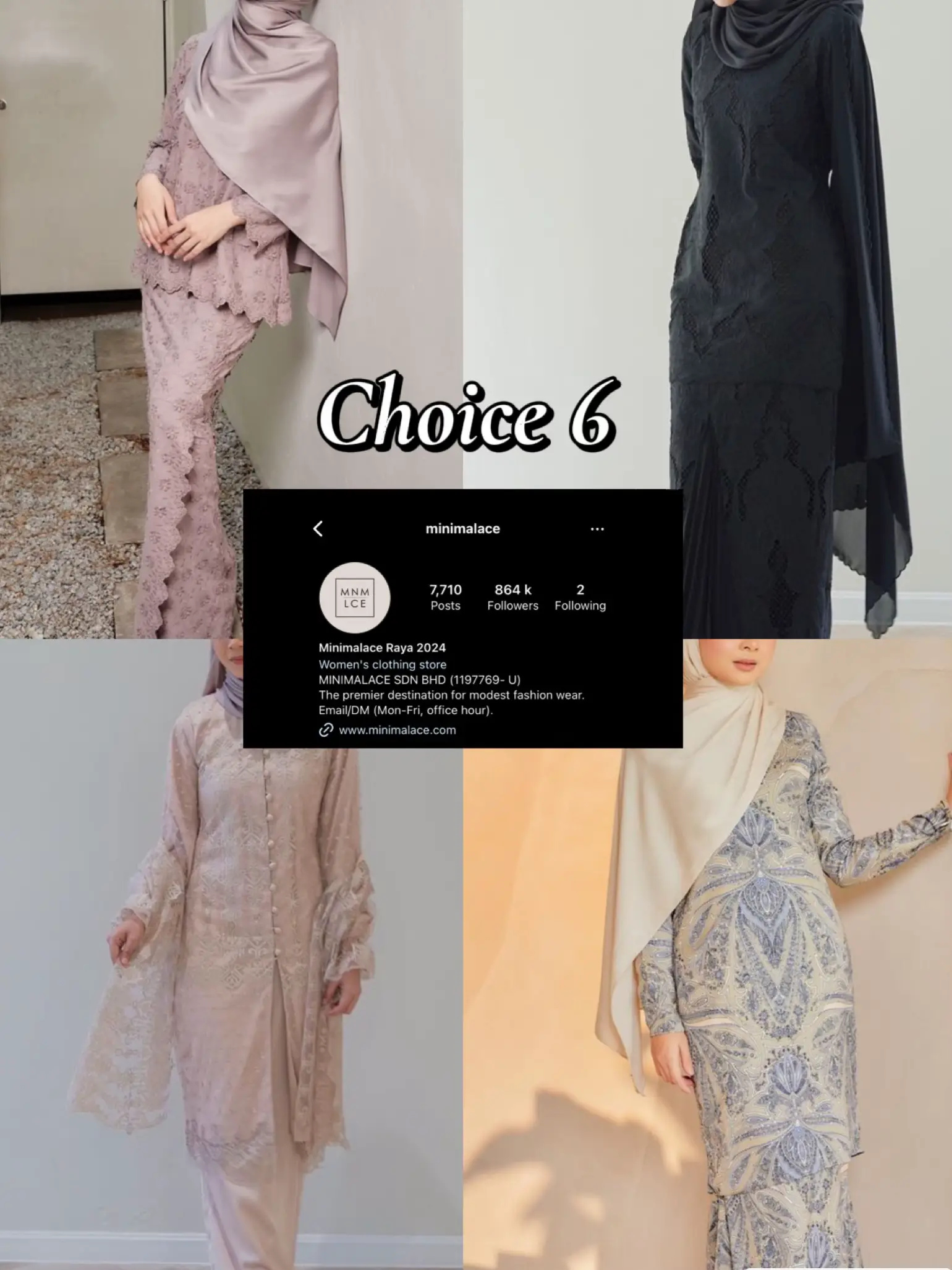 Guys Help Me Choose my 2024 Baju Raya! | Galeri disiarkan oleh syasyaayusoff | Lemon8