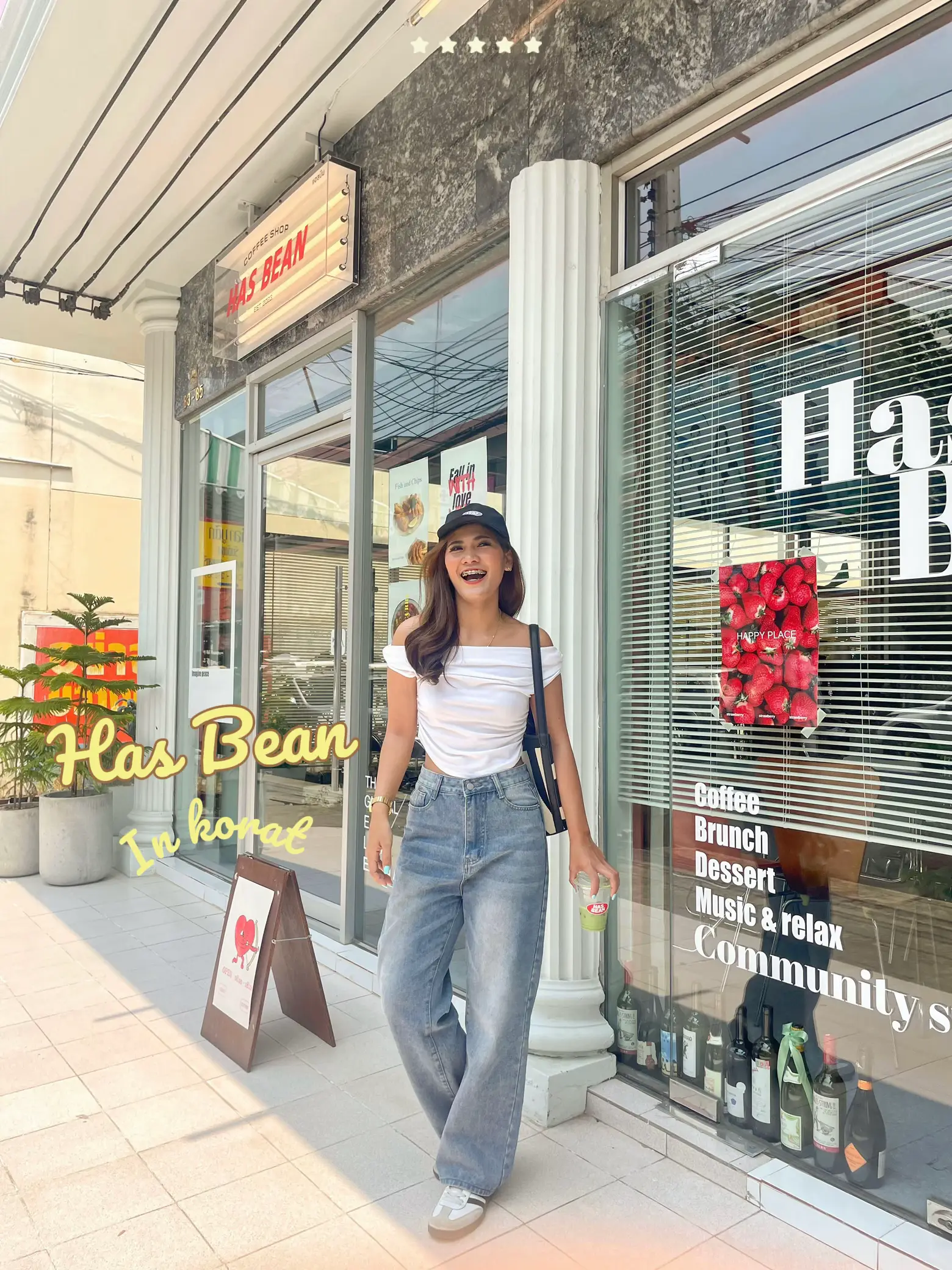 คาเฟ่โคราช "Has Bean" | แกลเลอรีที่โพสต์โดย _.oh.nat._💖 | Lemon8