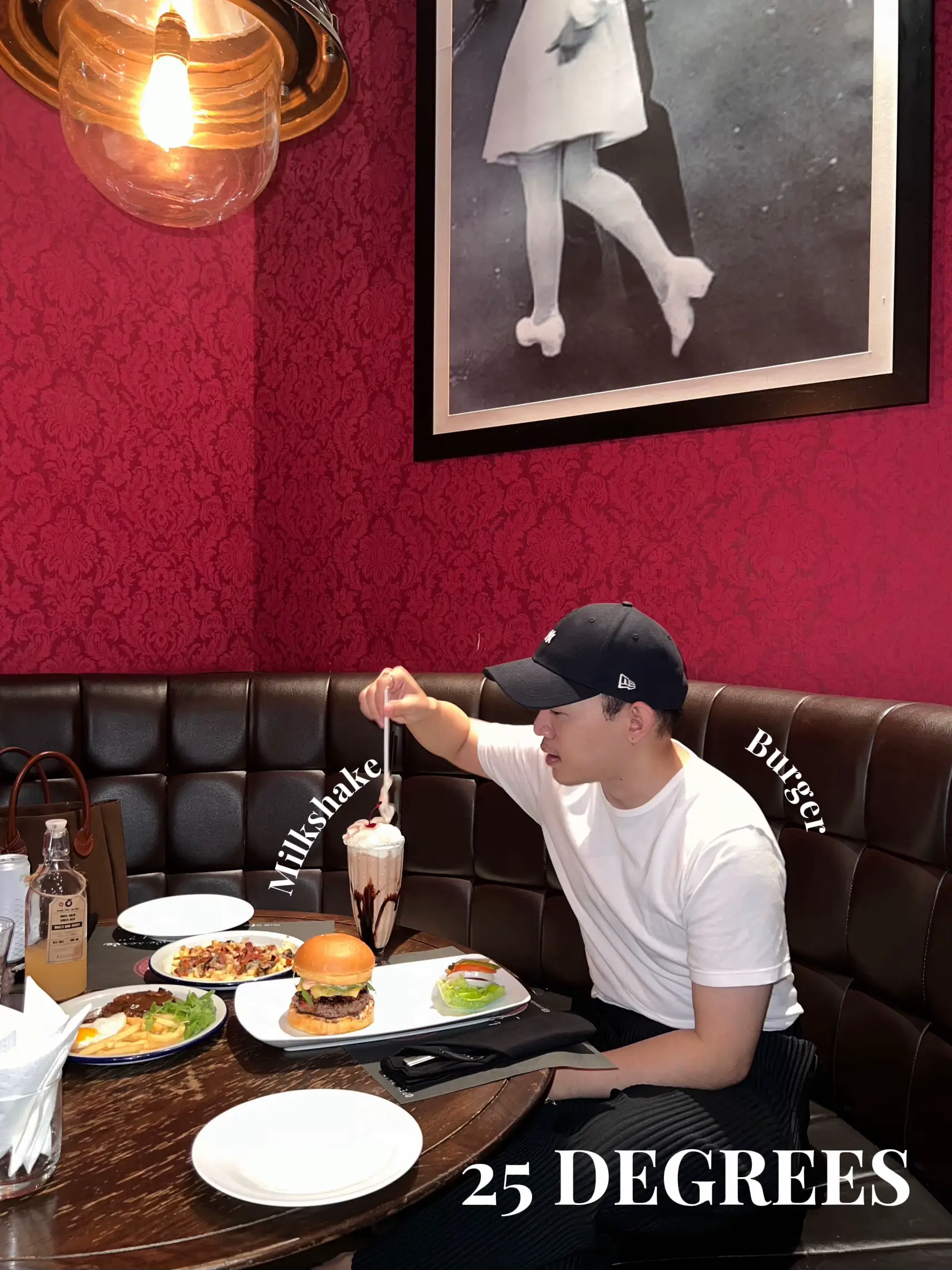 25 Degrees 🍔 ร้านเบอร์เกอร์สไตล์อเมริกันเปิดตลอด 24 ชม. | แกลเลอรีที่โพสต์โดย homme.52 | Lemon8