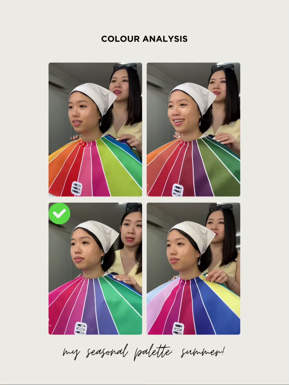 Getting my personal colour analysis done in SG!👚🎨 | Gallery posted by ...