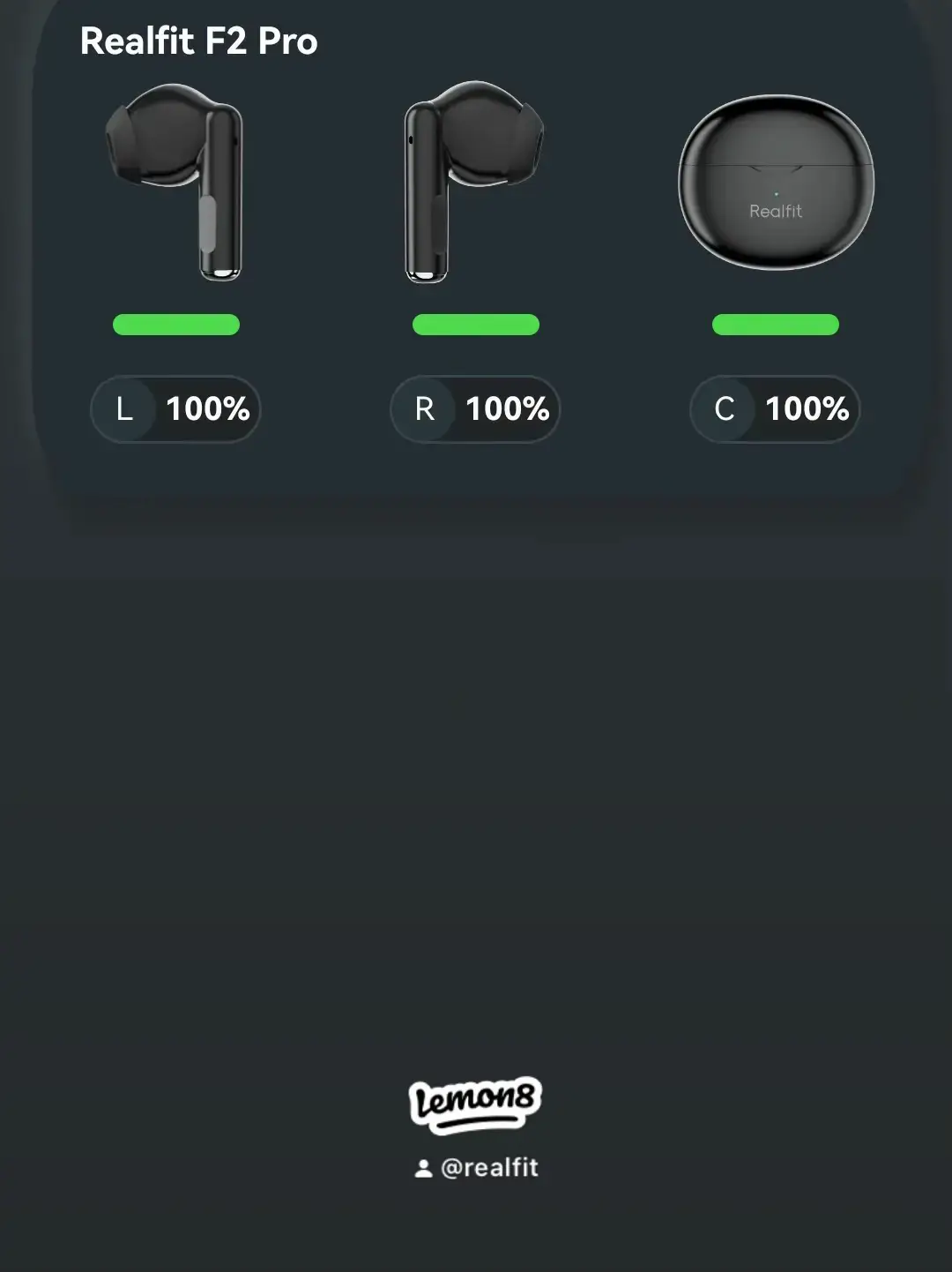 Realfit F2 Pro ภาพถ่ายของหูฟัง | แกลเลอรีที่โพสต์โดย Realfit Thai | Lemon8