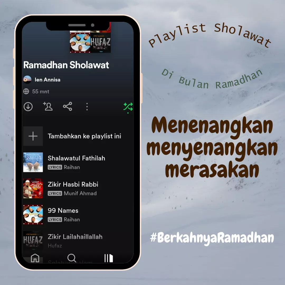 Playlist Sholawat di Bulan Ramadhan | แกลเลอรีที่โพสต์โดย yang aku.... | Lemon8