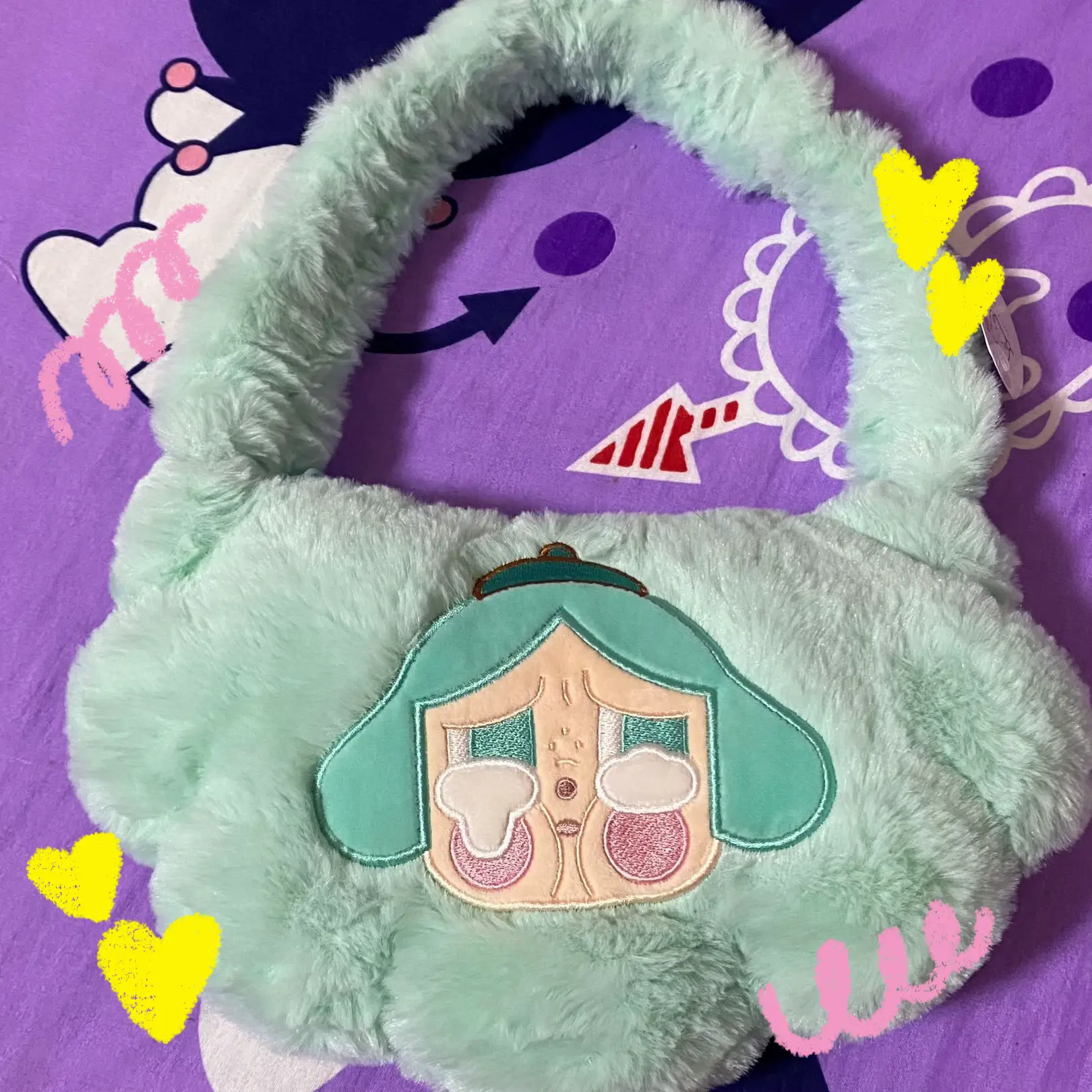 CRY BABY BAG 🩷💜💚 | Gallery posted by ˚ ̈🦦รมบ่จอย🍒º♡ | Lemon8